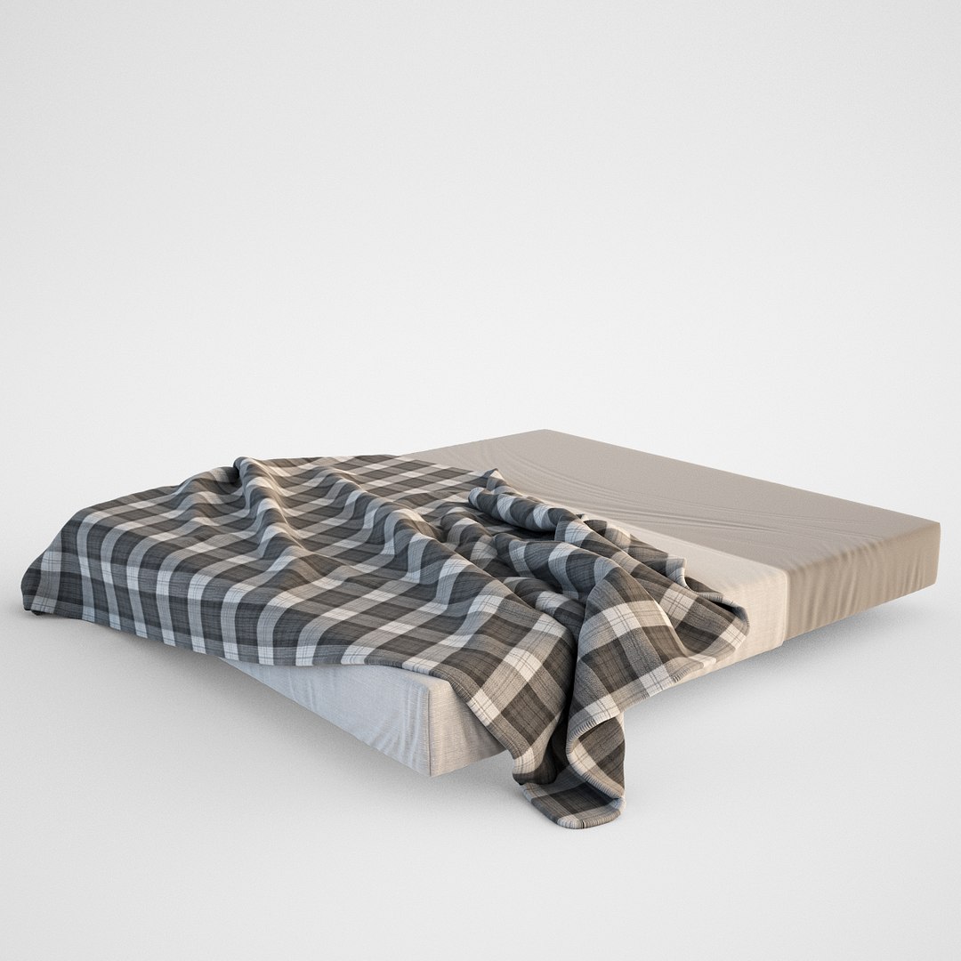 3dsmax Bed Blanket Set