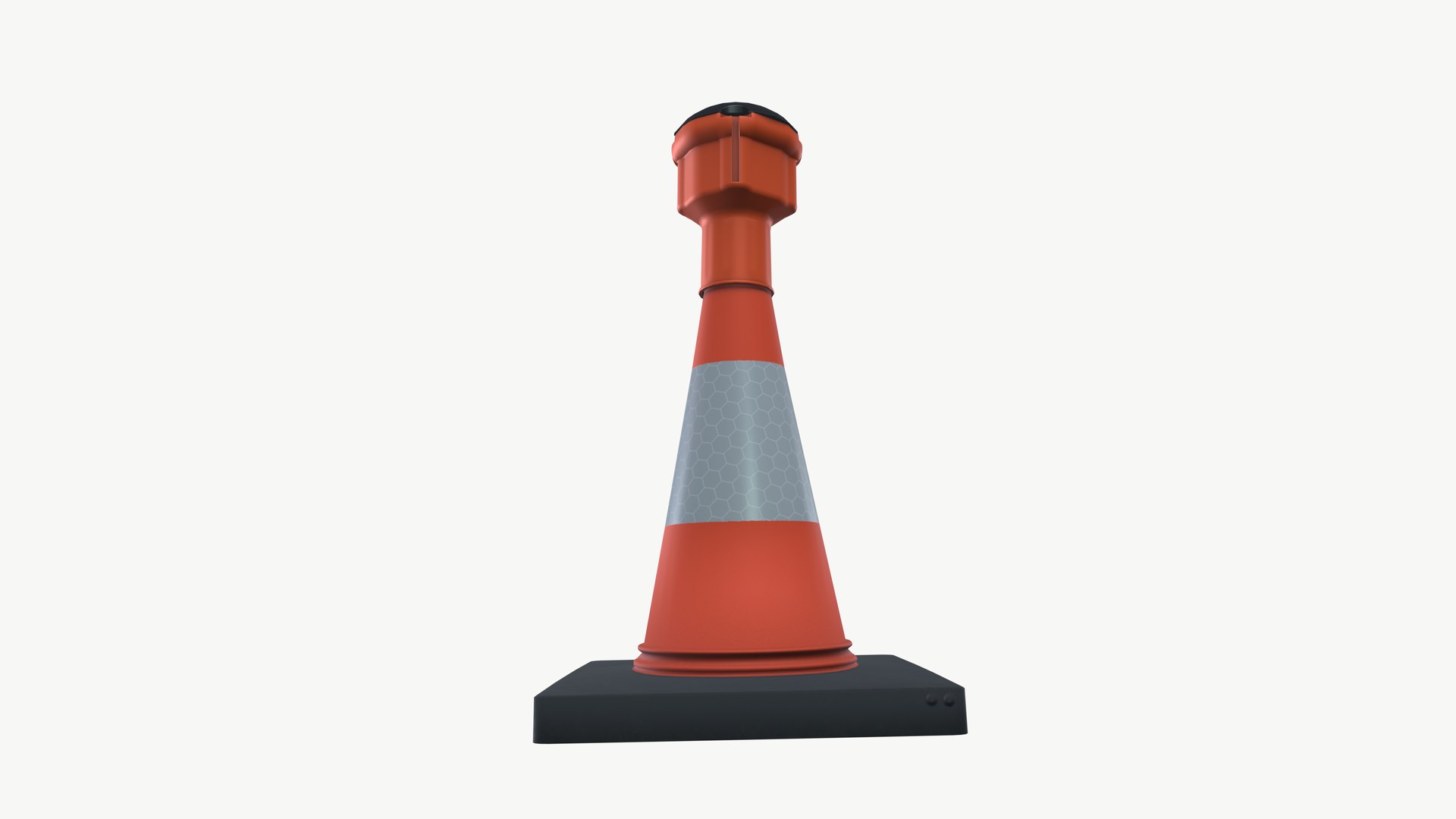 3D Traffic Cone Barricades - TurboSquid 2279454