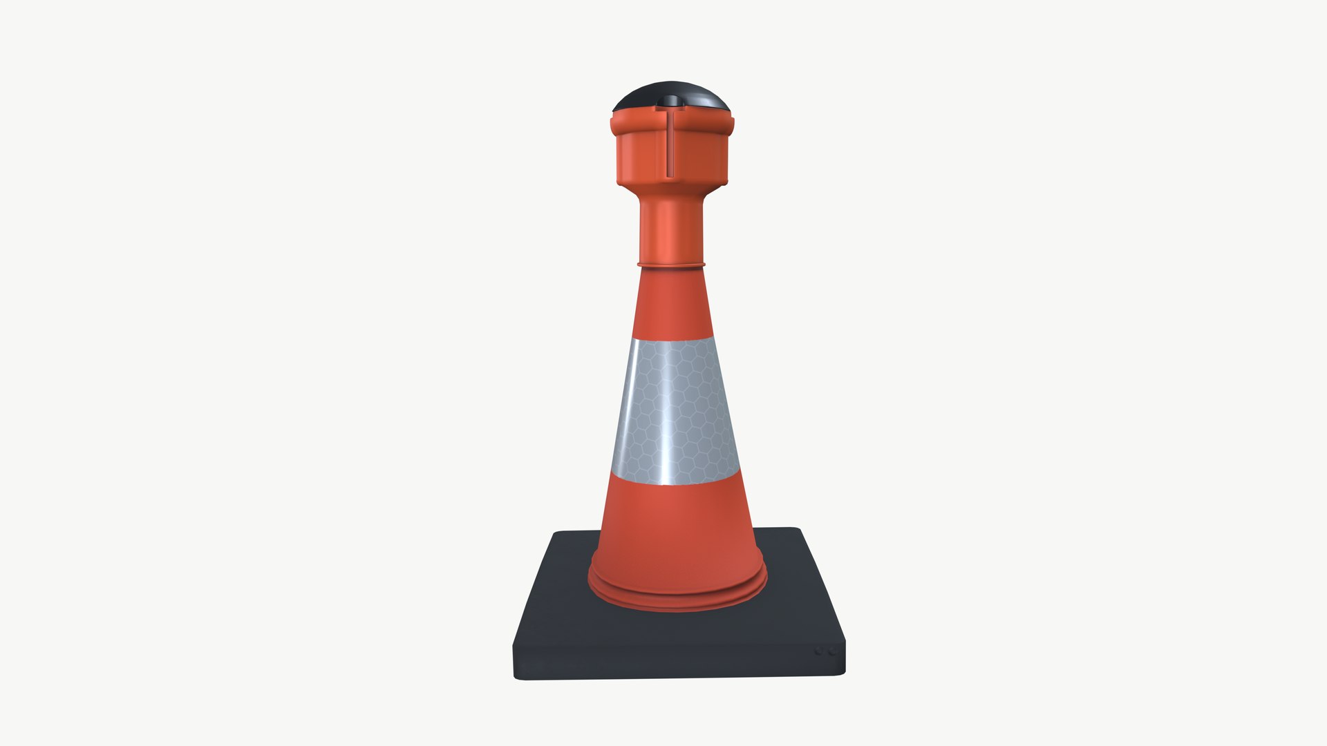 3D Traffic Cone Barricades - TurboSquid 2279454