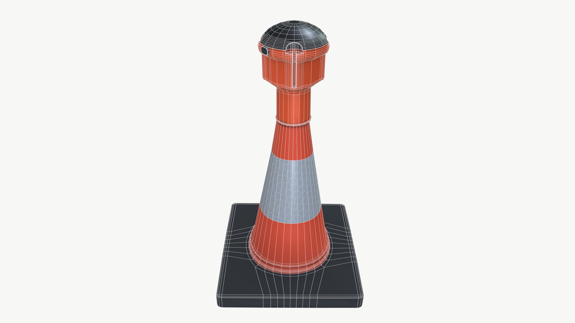 3D Traffic Cone Barricades - TurboSquid 2279454