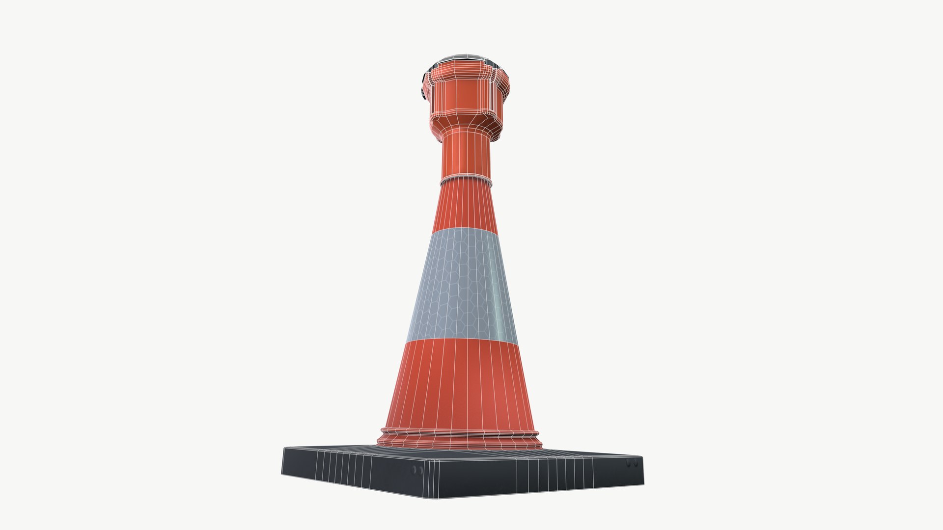 3D Traffic Cone Barricades - TurboSquid 2279454