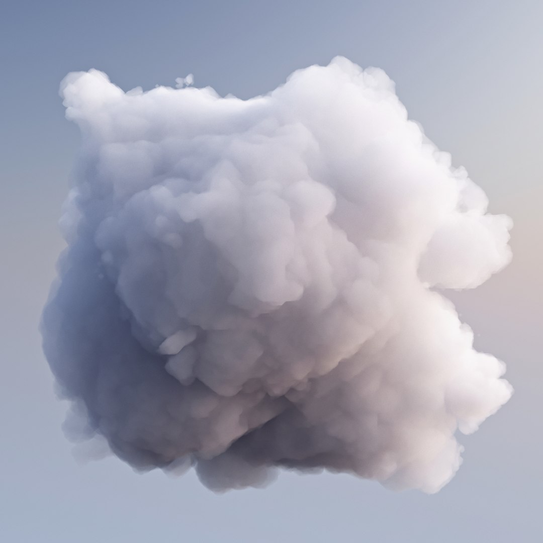 Cloud 4 3D Model - TurboSquid 1445423