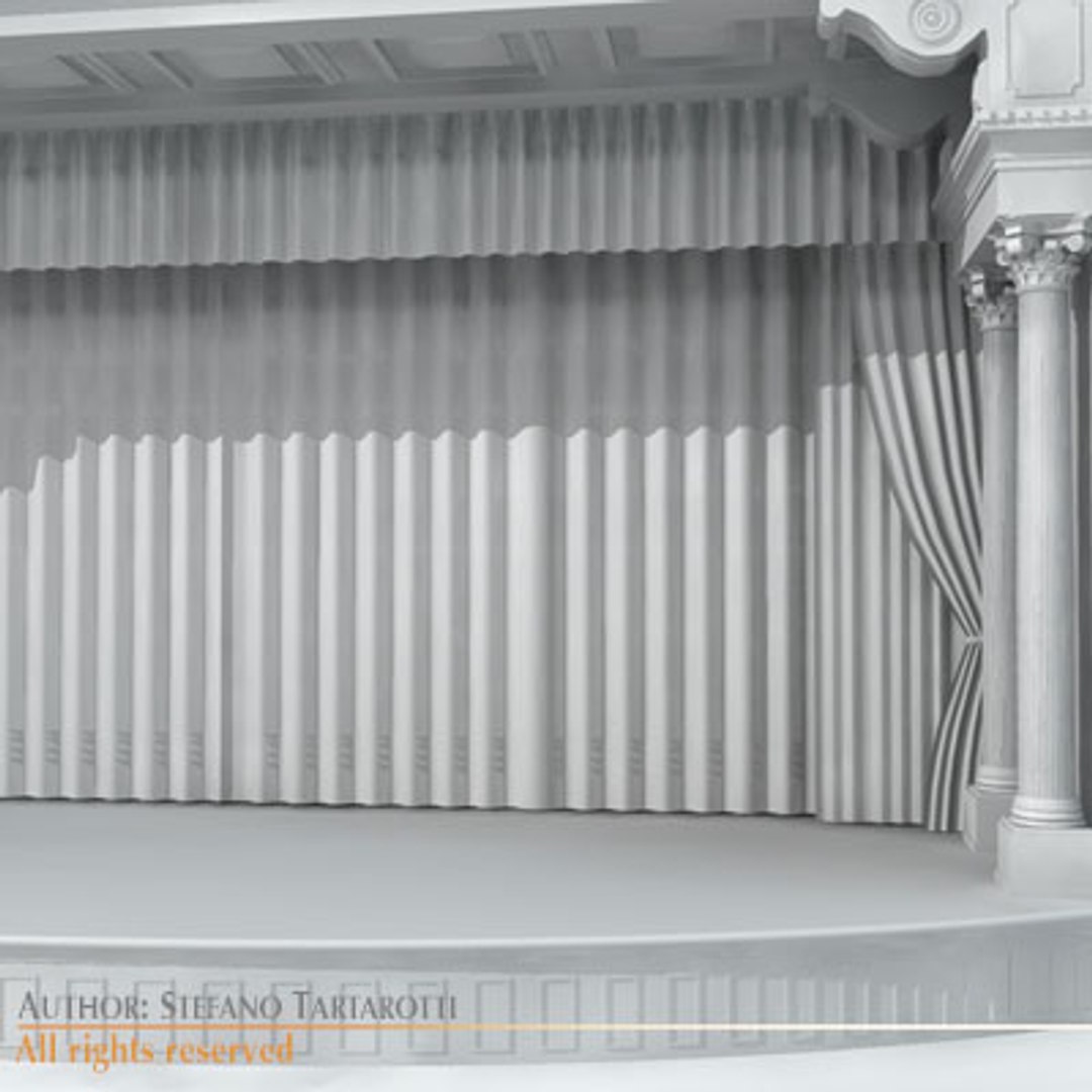 Theatre Stage 3d Model
