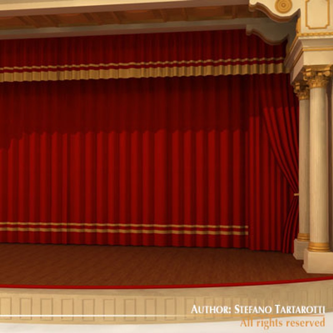 Theatre Stage 3d Model