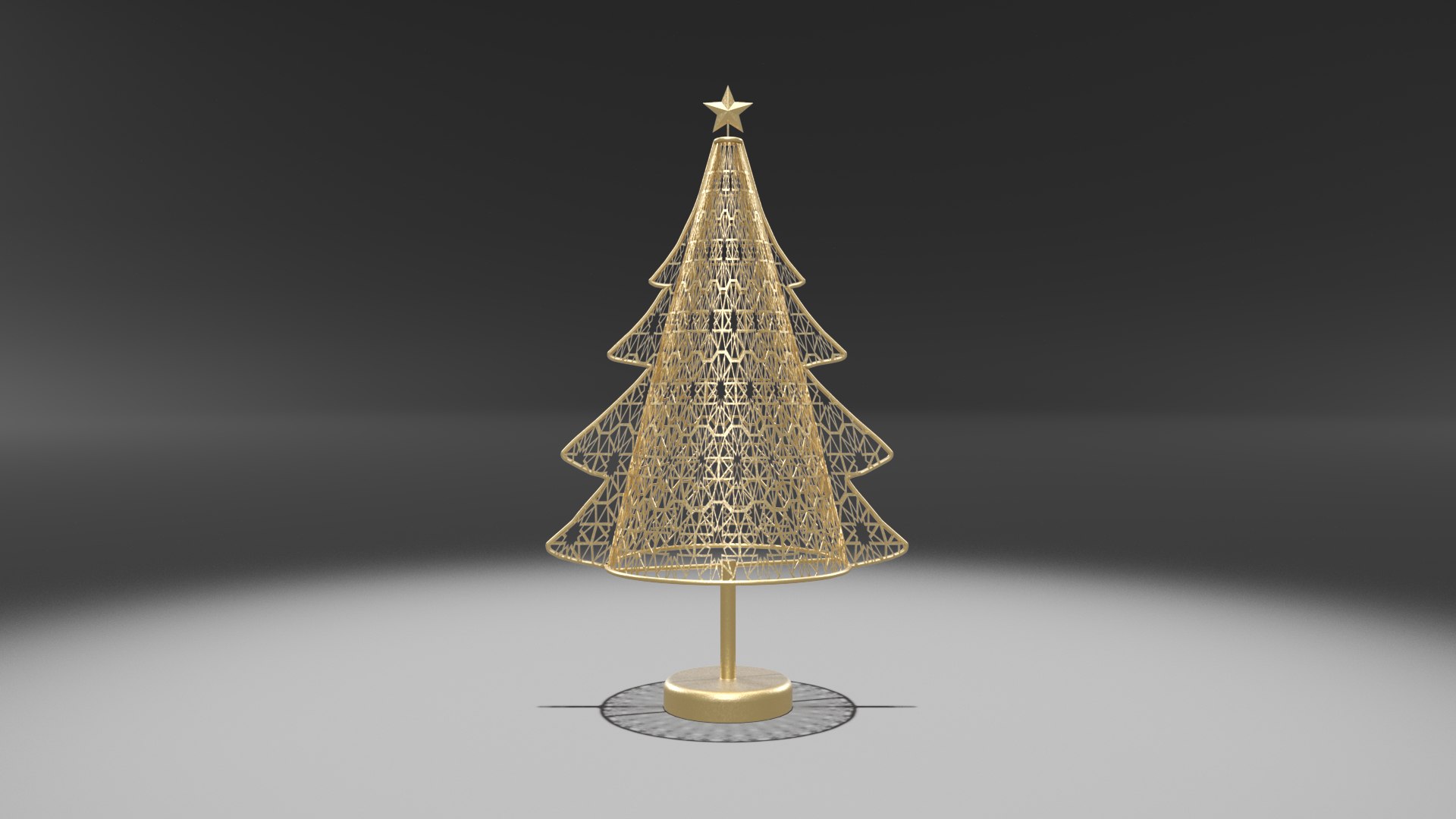 3D Metal Christmas Tree Model - TurboSquid 2022229