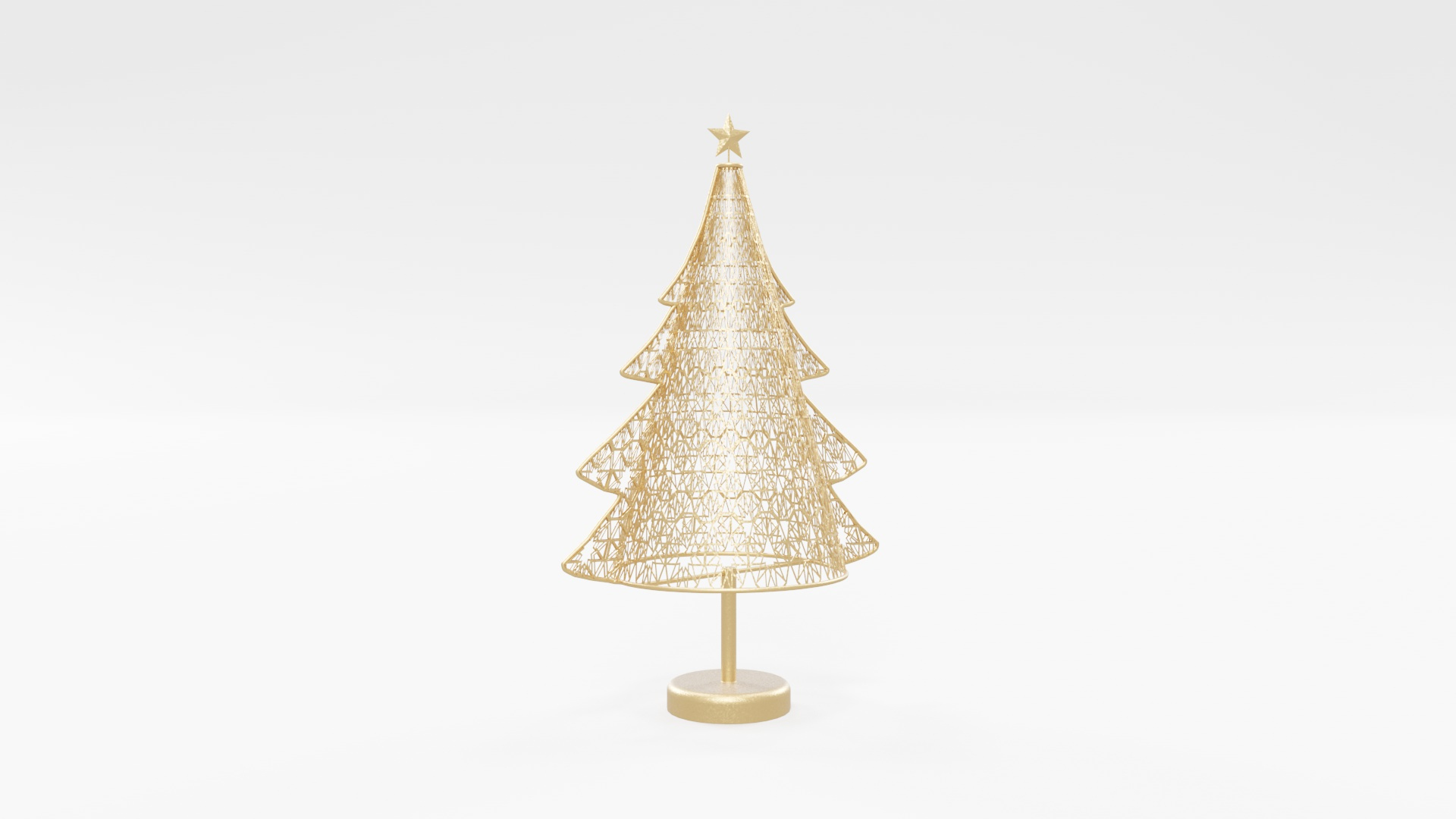 3D Metal Christmas Tree Model - TurboSquid 2022229