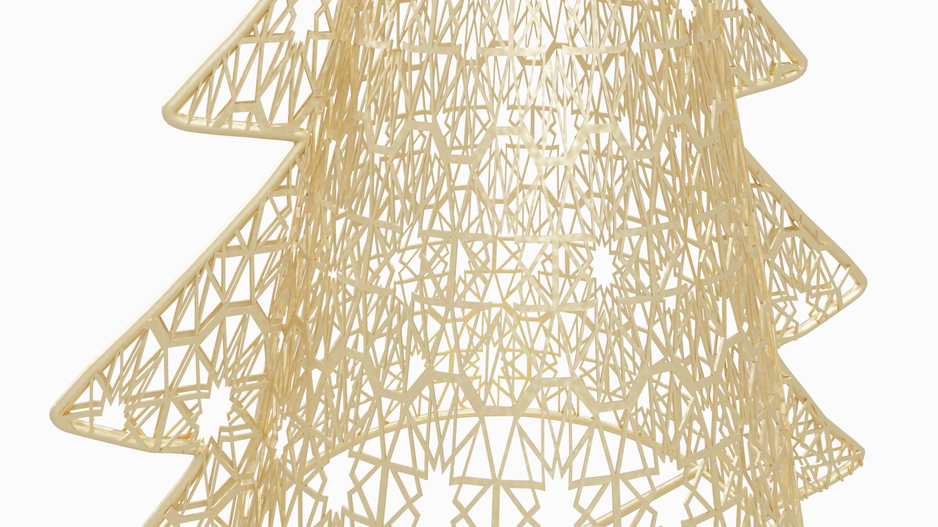 3D Metal Christmas Tree Model - TurboSquid 2022229