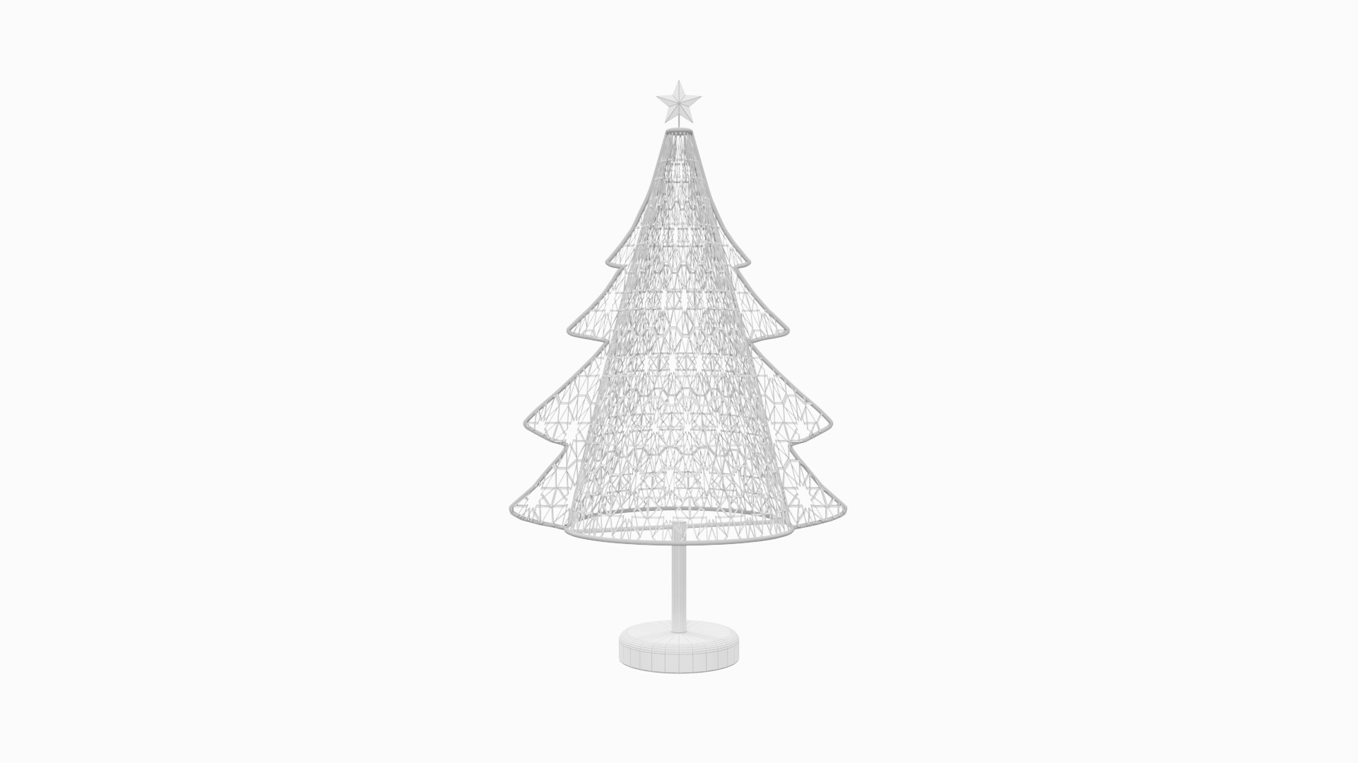 3D Metal Christmas Tree Model - TurboSquid 2022229
