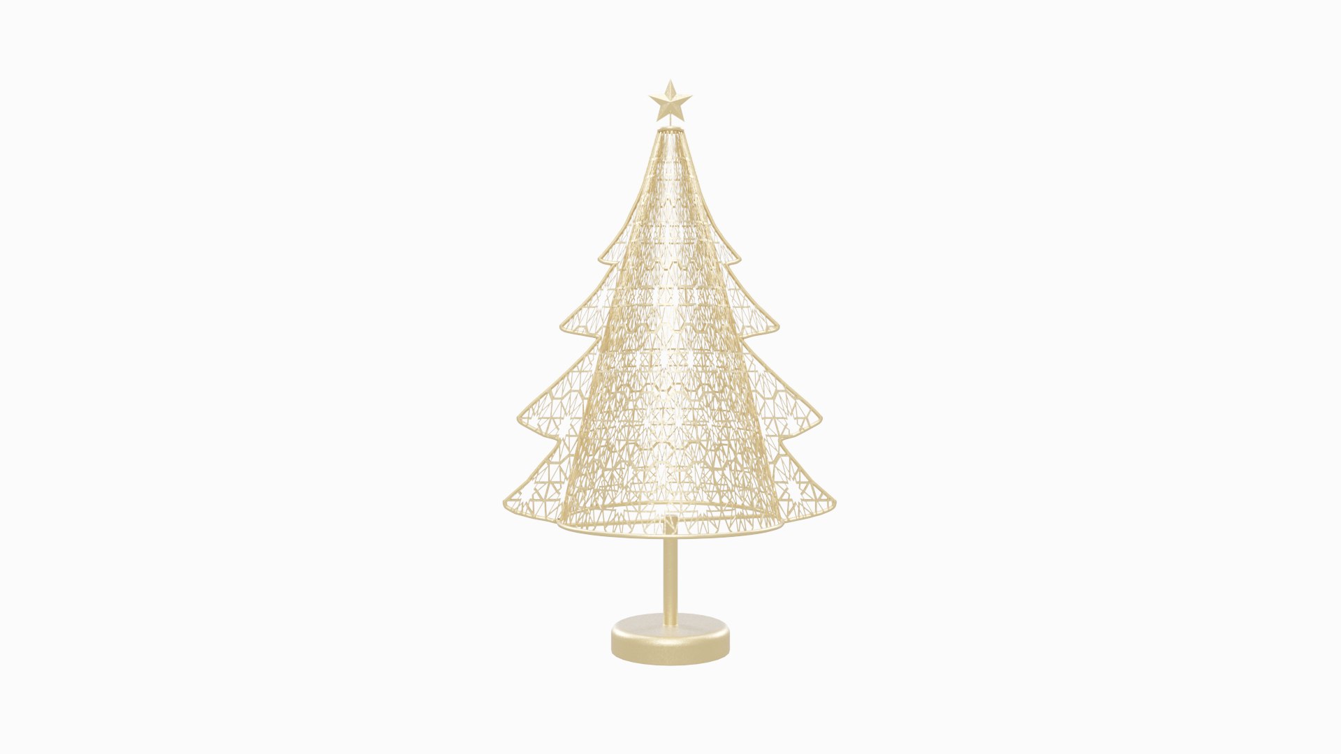 3D Metal Christmas Tree Model - TurboSquid 2022229