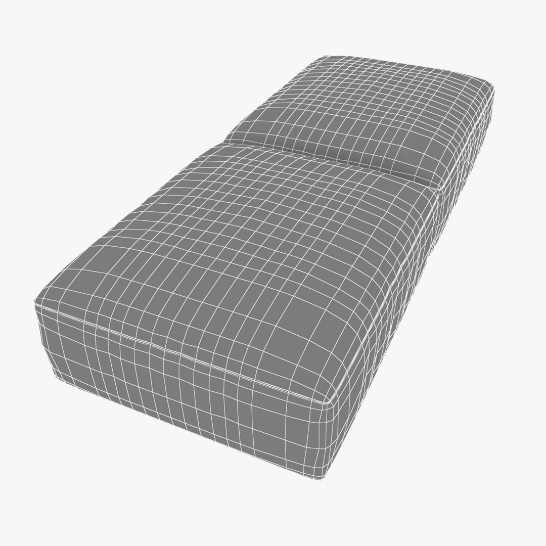 Pouf Textile 3d Model