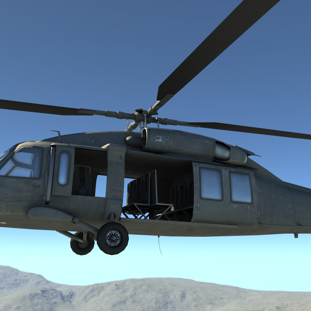3dsmax uh-60 blackhawk uh 60