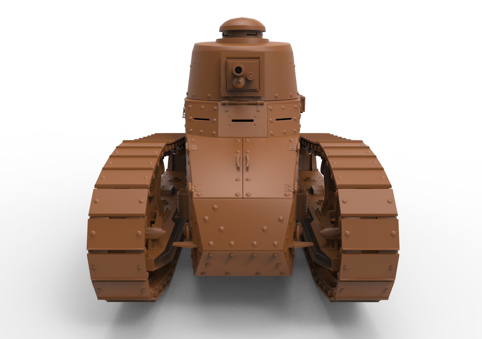 3D Model Tank Renault Ft17 - TurboSquid 1398999