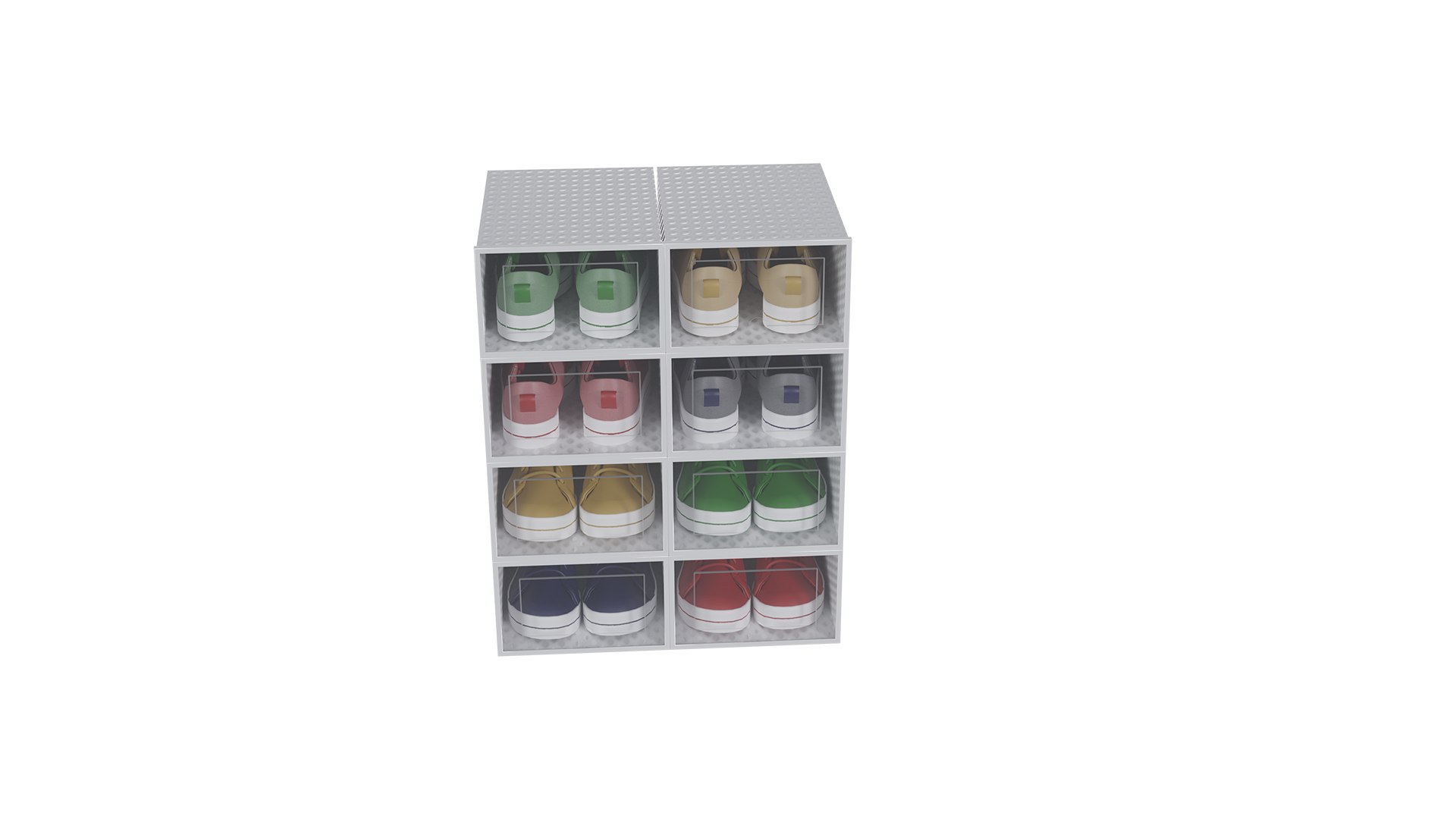 Shoe Box Shelf 3D - TurboSquid 2020359