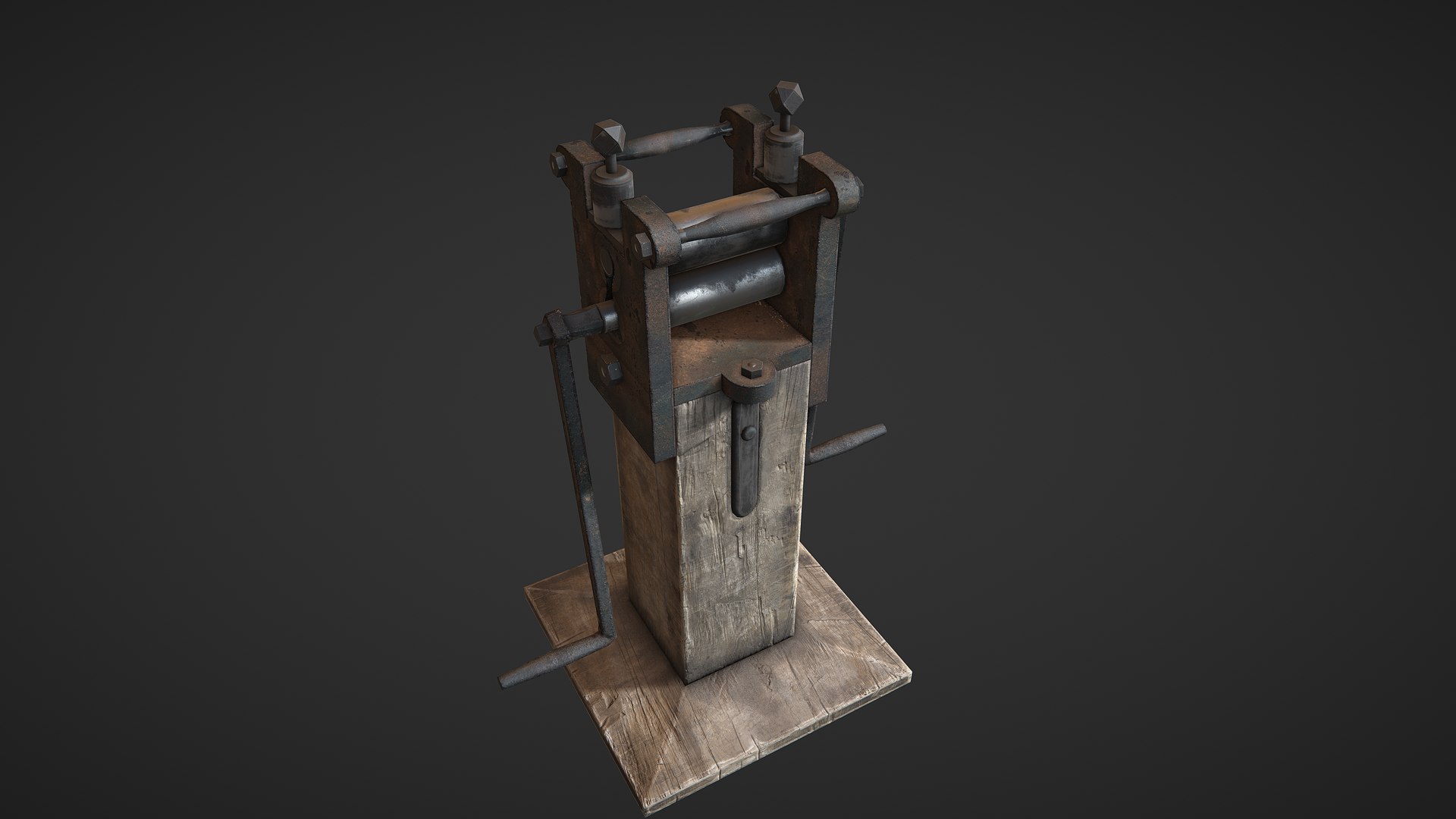 Hand-operated-metal-rolling 3D Model - TurboSquid 1545994