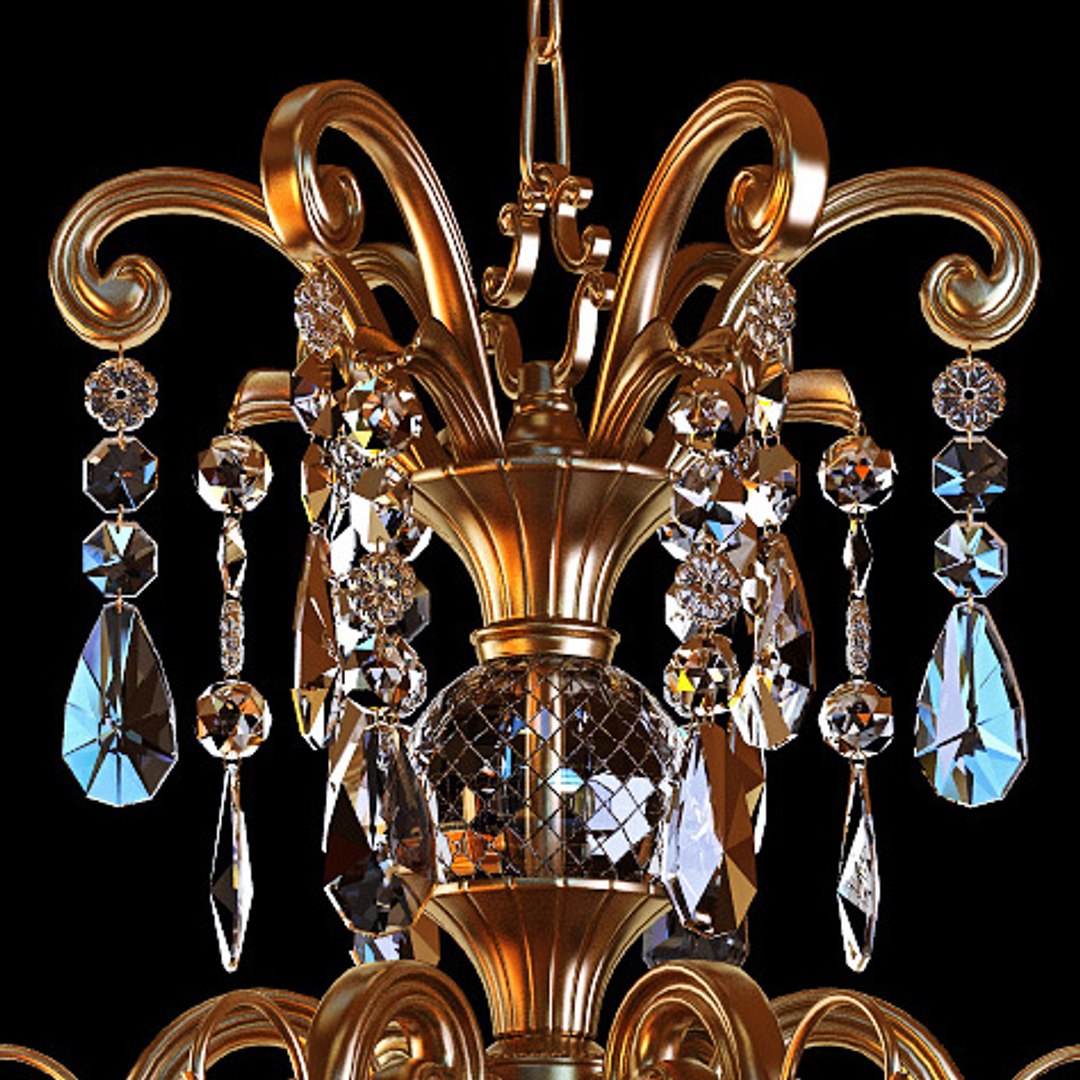 3dsmax Chandelier Badari Lighting B4-42