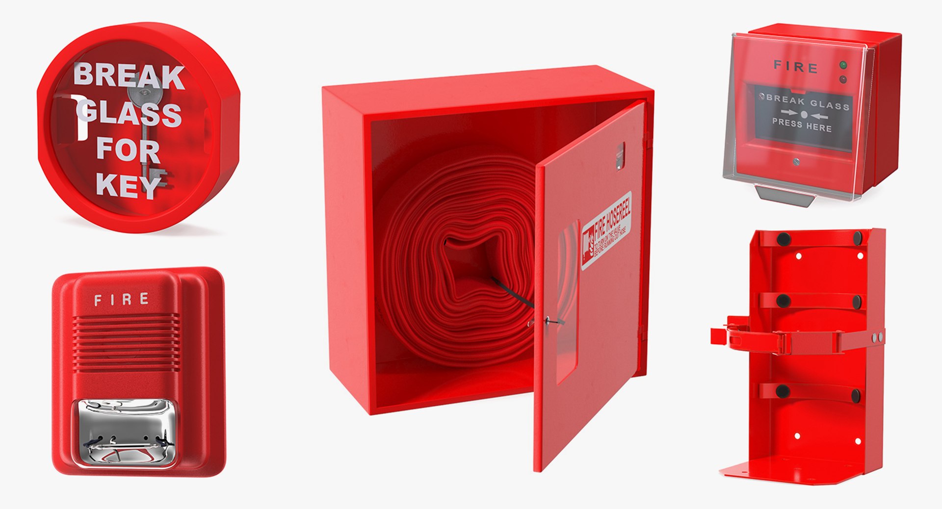 Fire Alarm Tools Collection 2 3D model - TurboSquid 1714623