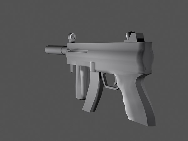 3d model a-5 assault rifle
