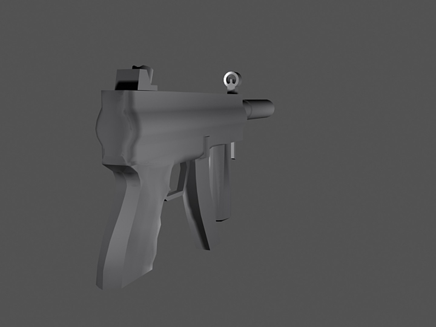 3d Model A-5 Assault Rifle