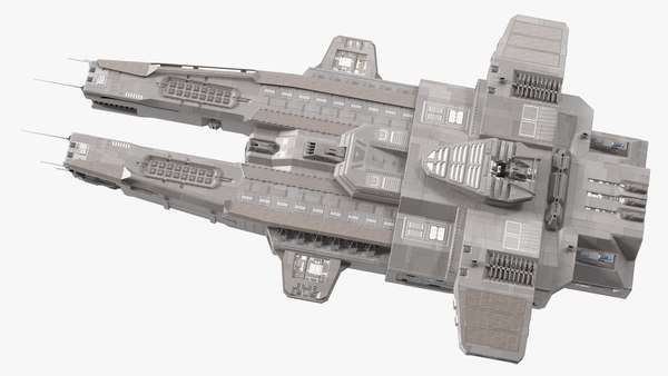 modelo 3d Nave espacial civil - TurboSquid 2220591