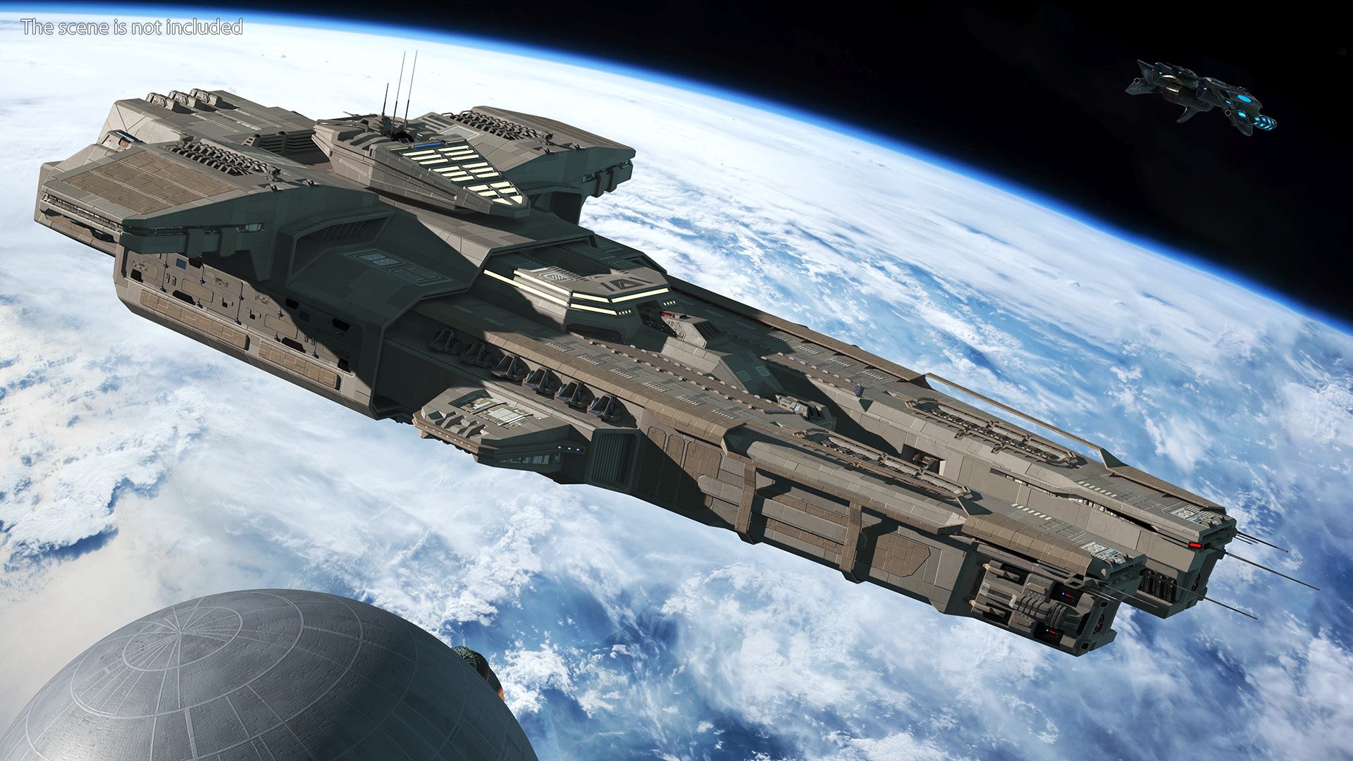 3D Civilian Spaceship - TurboSquid 2220591