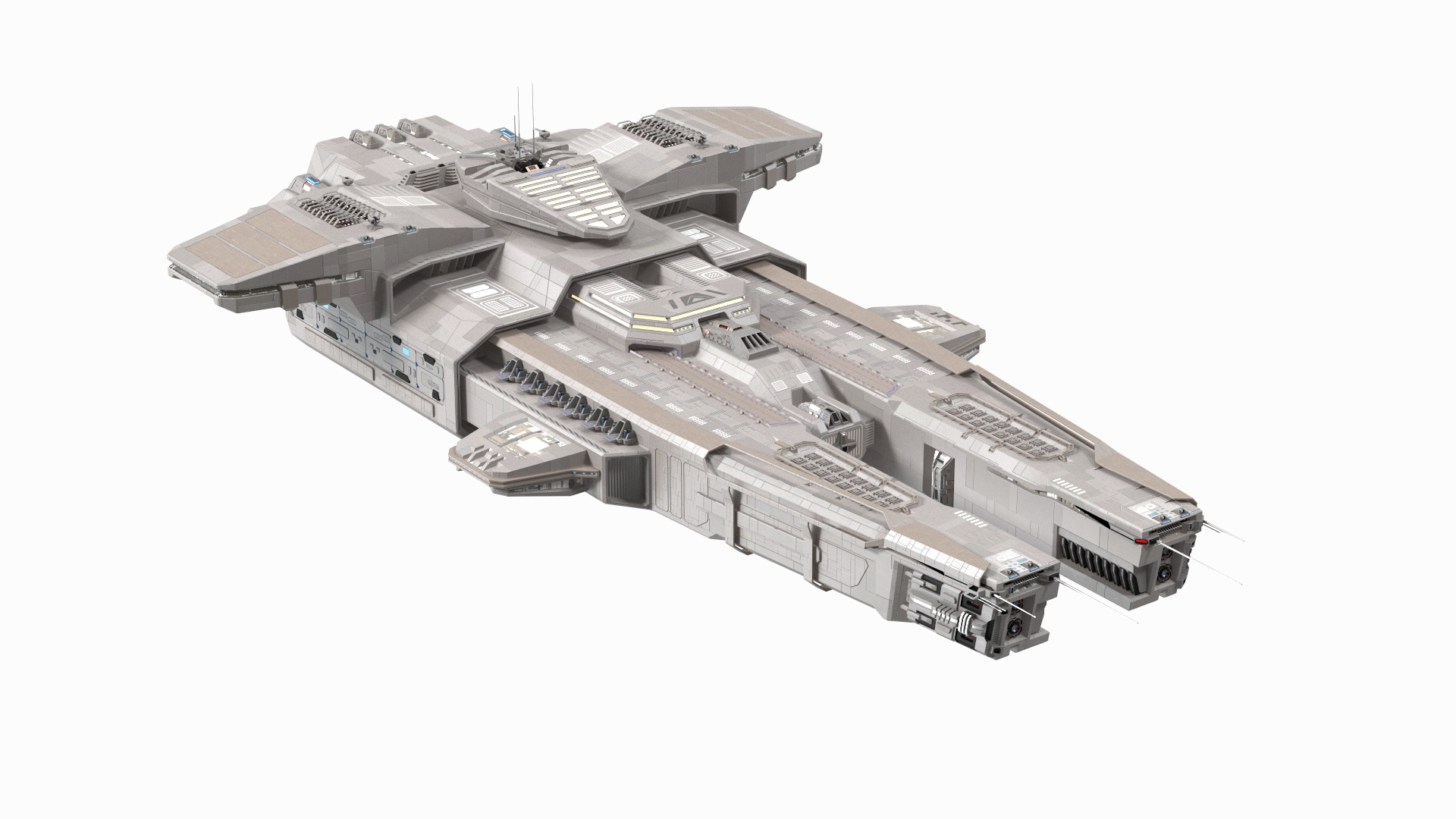 3D Civilian Spaceship - TurboSquid 2220591