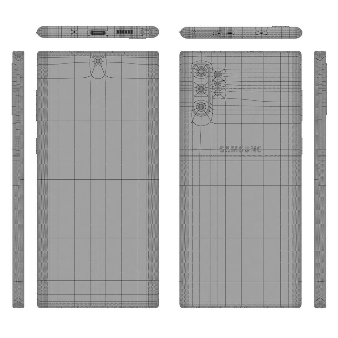 3D realistic samsung galaxy note model - TurboSquid 1446968