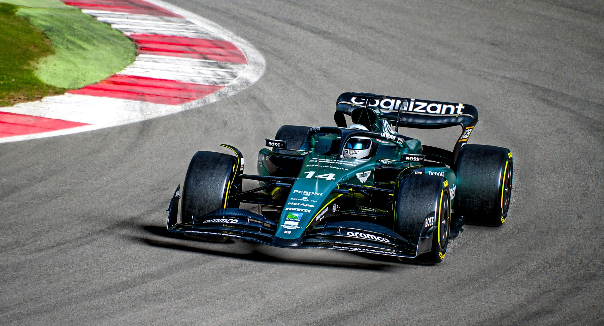 Aston Martin AMR23 F1 Team Season 2023 3D model - TurboSquid 2041589