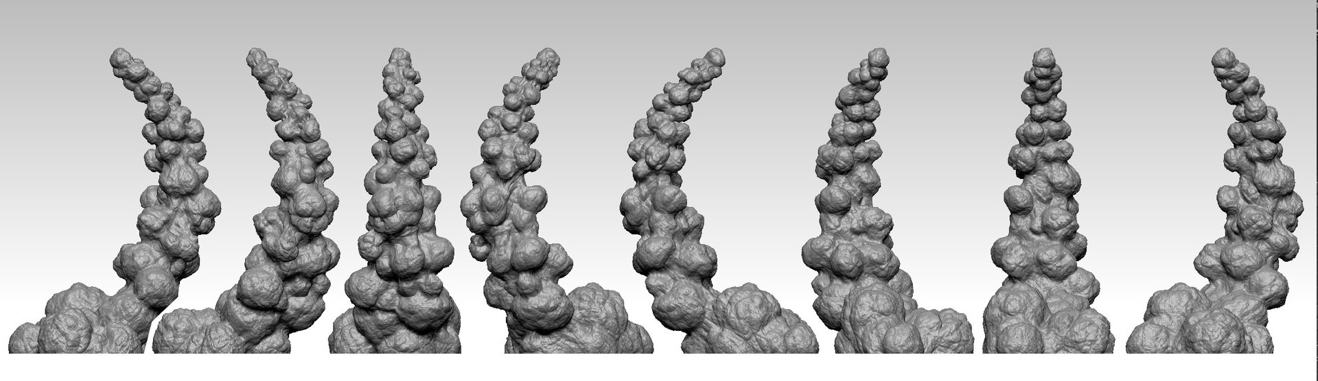 3D Flying Stem Rocket Smoke Model - TurboSquid 1473361