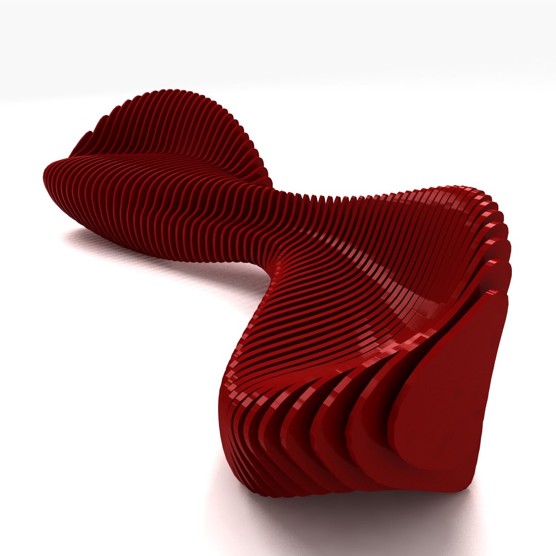 3d Model Parametric Bench