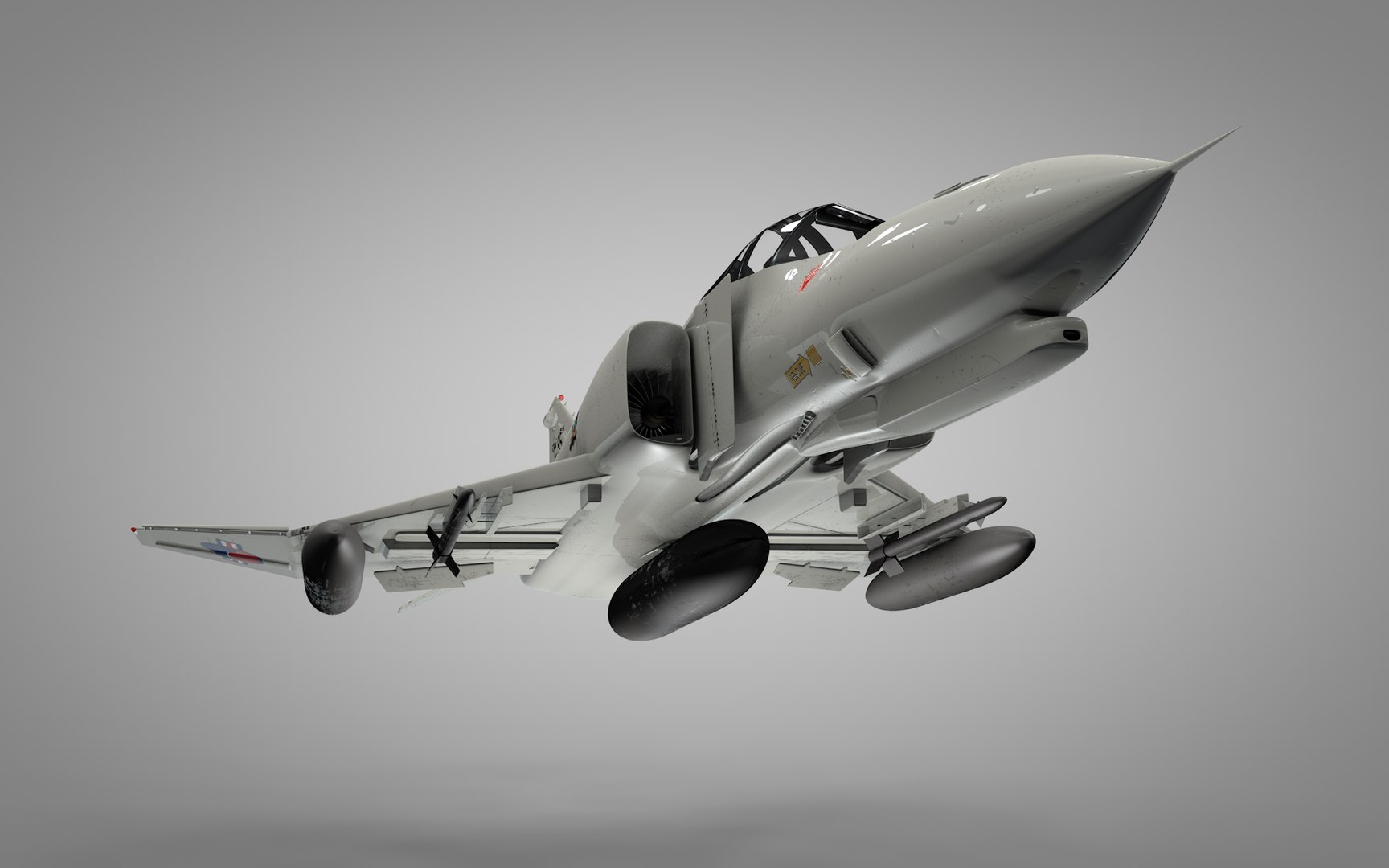 Mcdonnell douglas f-4 3D model - TurboSquid 1673677
