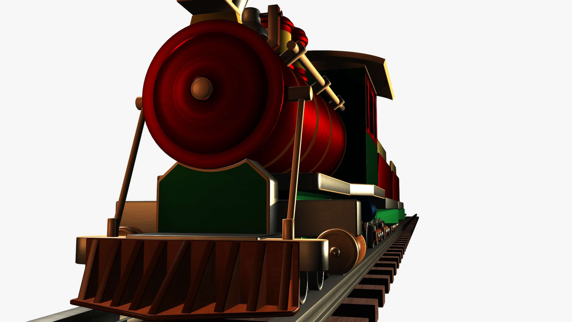 3D train christmas model - TurboSquid 1665212