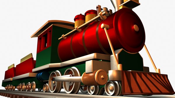 3D train christmas model - TurboSquid 1665212