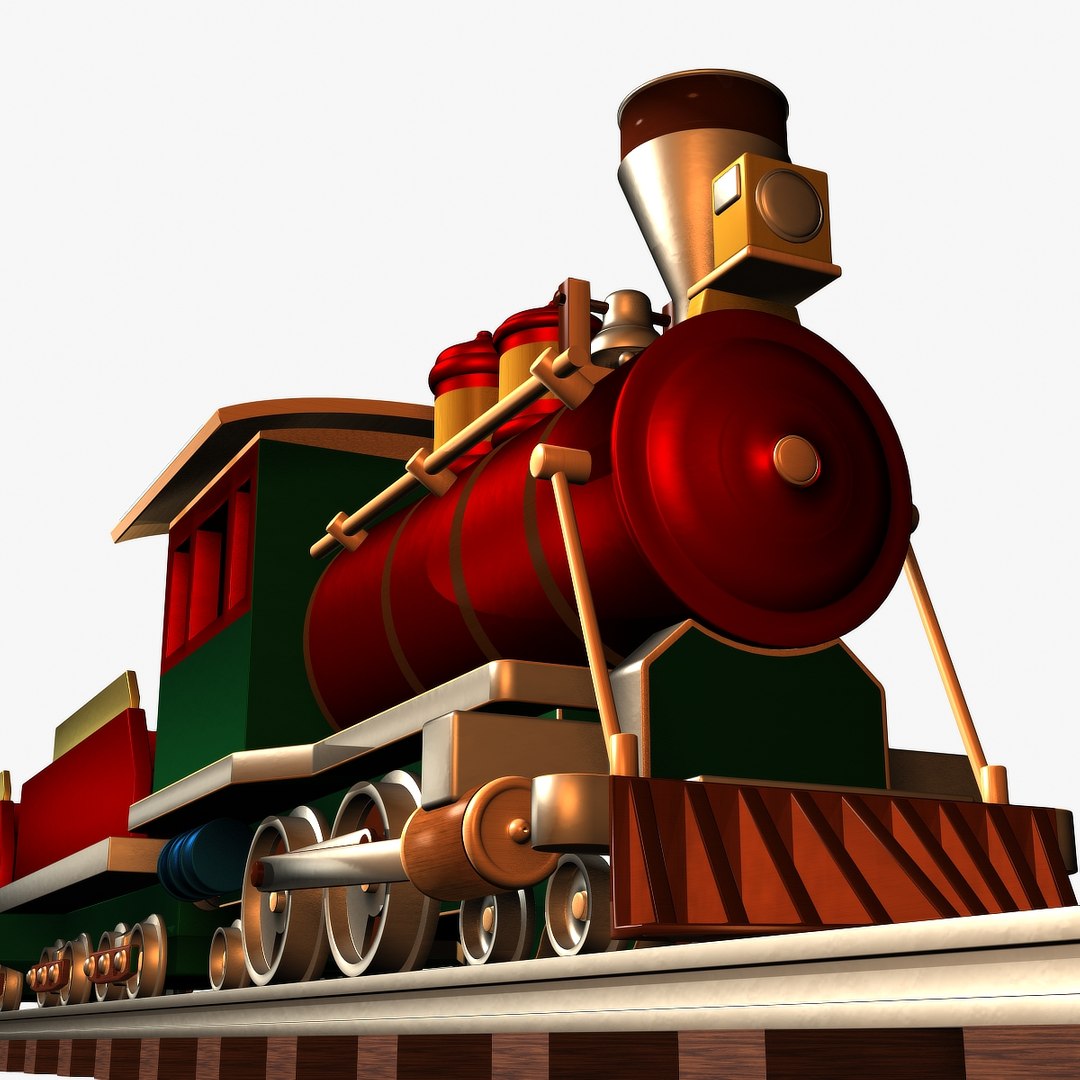 3D Train Christmas Model - TurboSquid 1665212