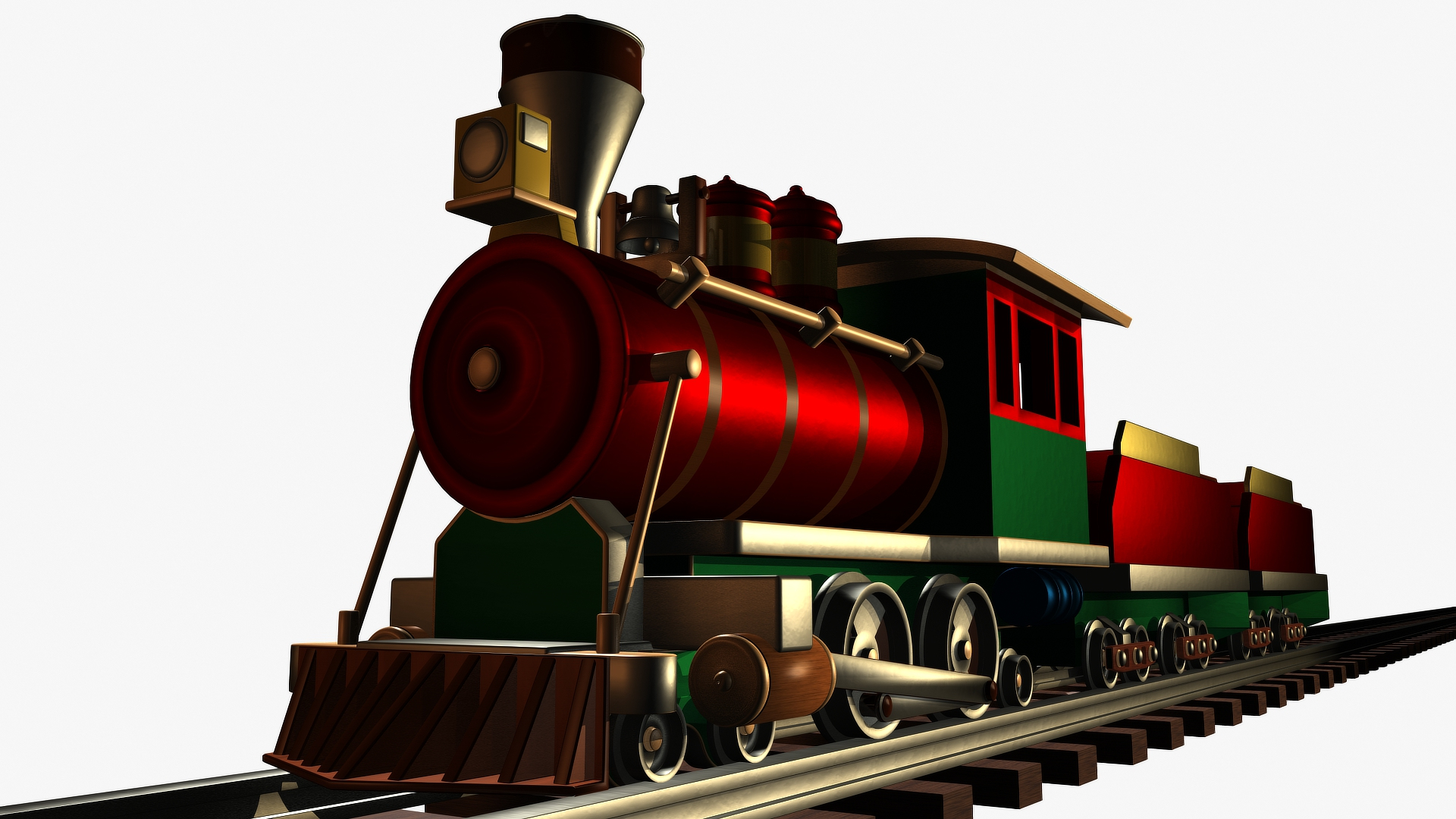 3D train christmas model - TurboSquid 1665212