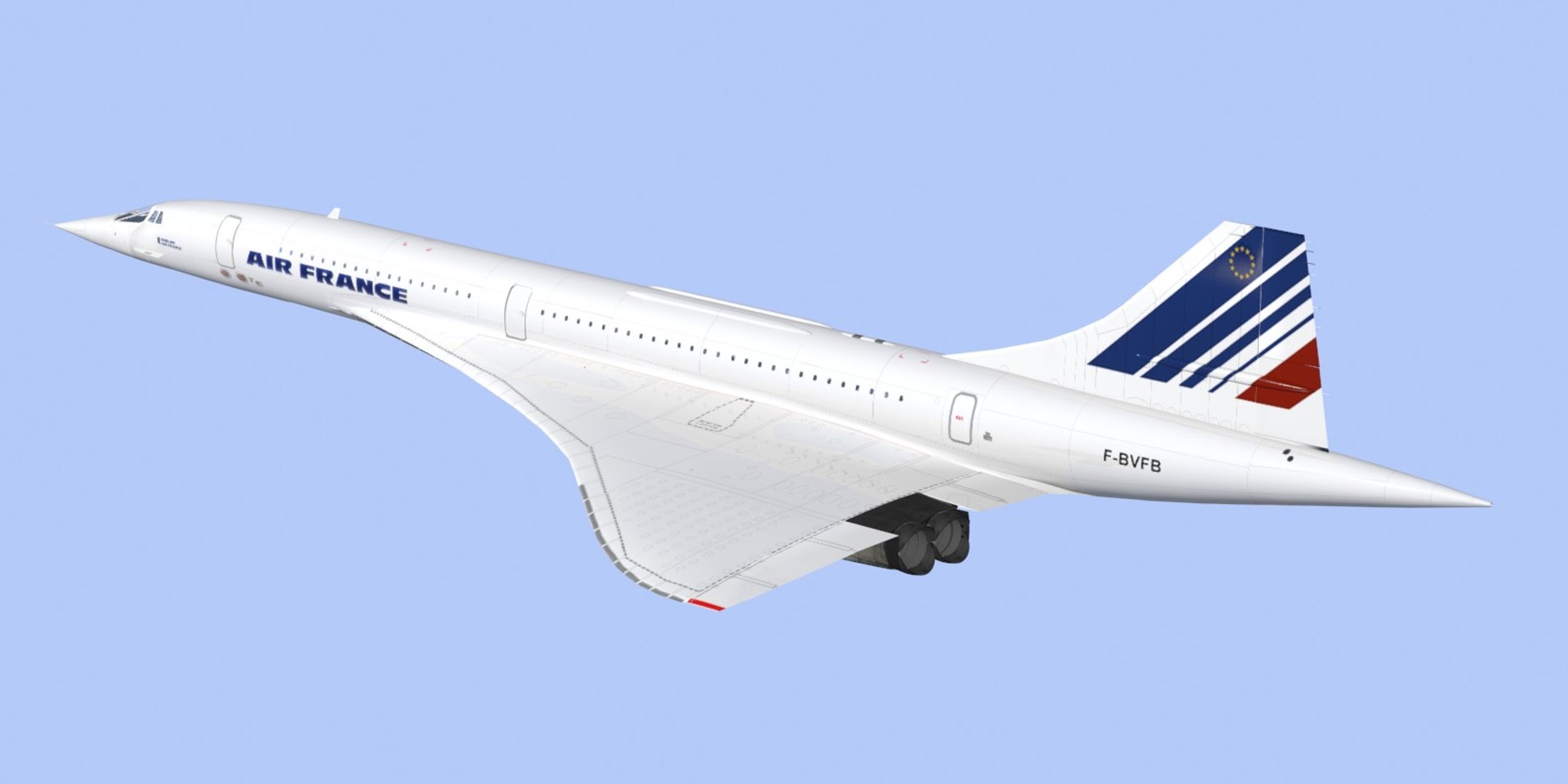 Concorde Complete 3D Model - TurboSquid 1285204