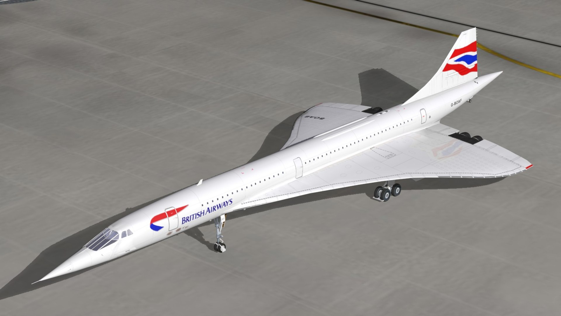 Concorde Complete 3D Model - TurboSquid 1285204