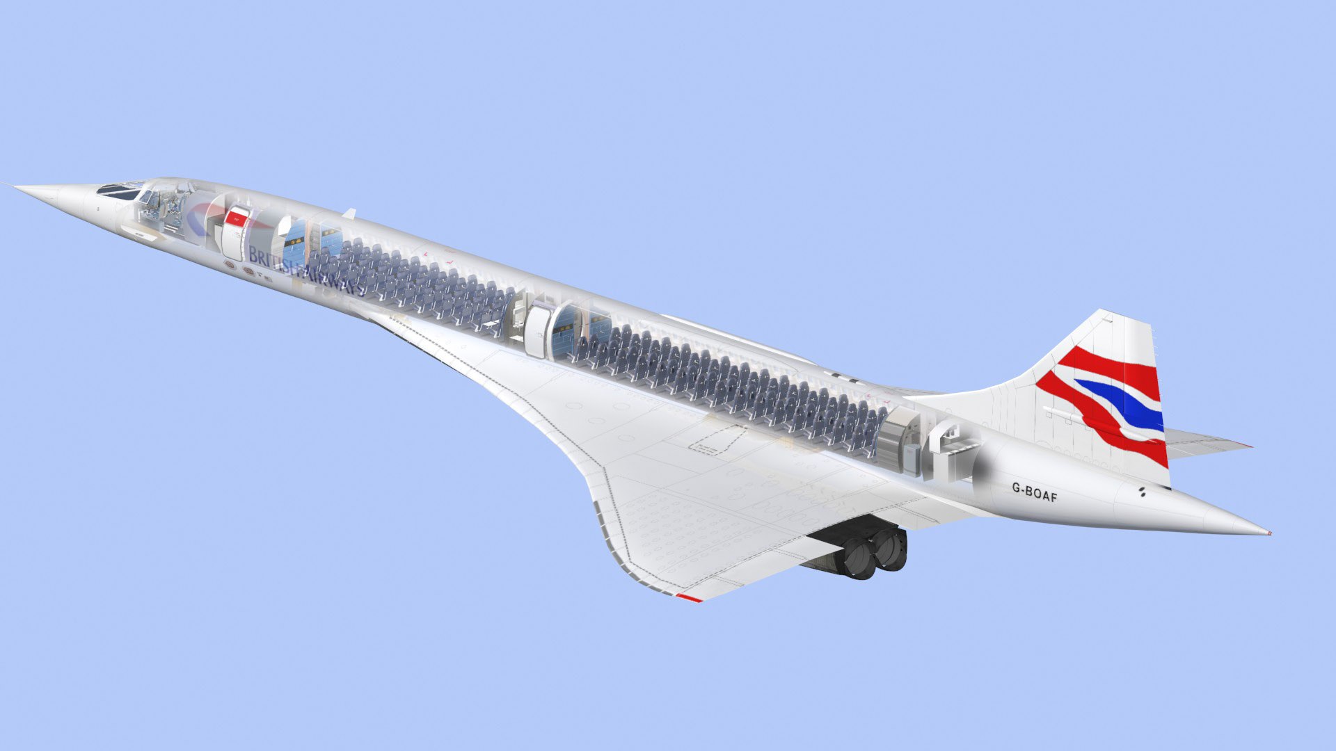 Concorde Complete 3D Model - TurboSquid 1285204