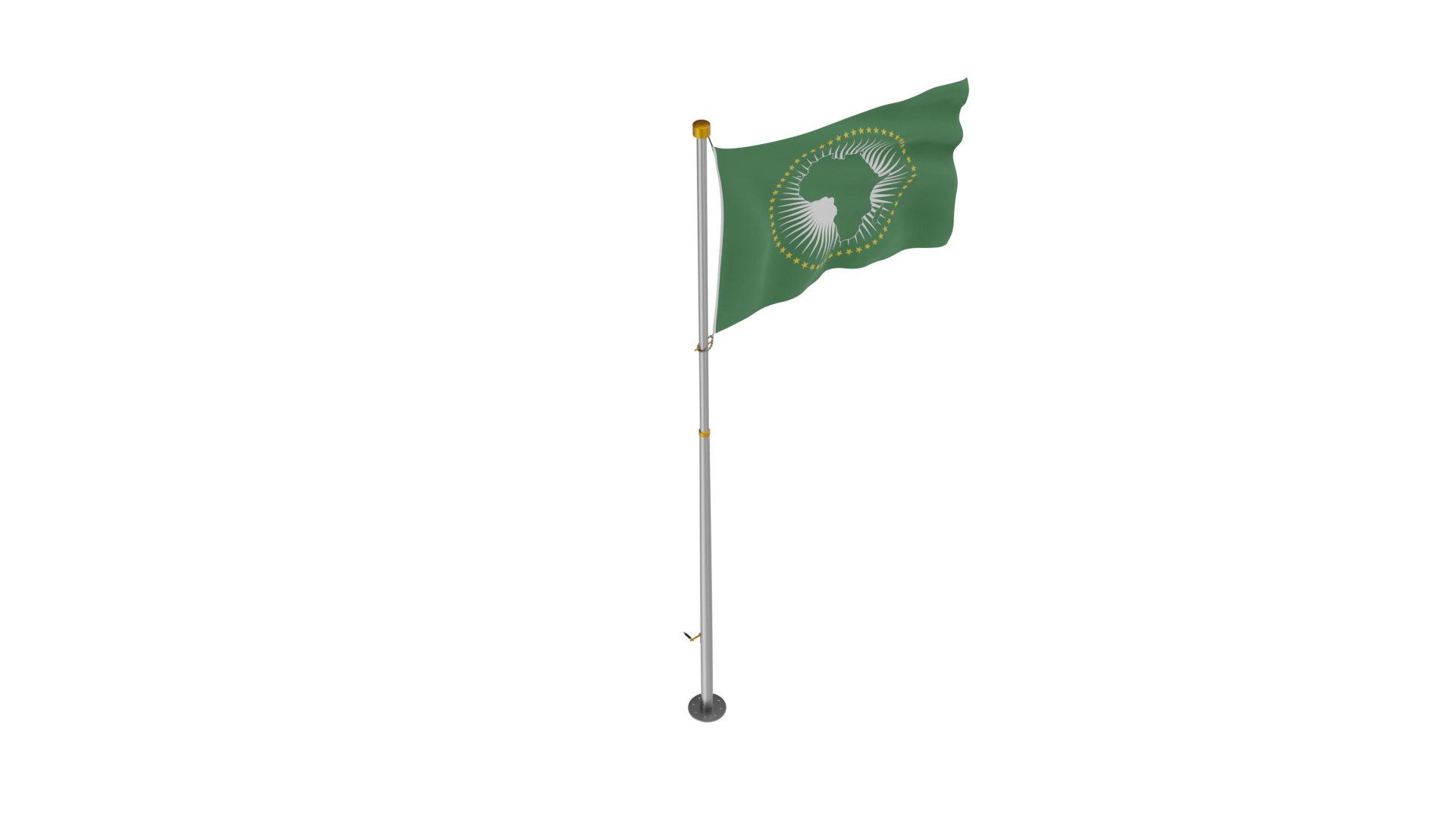 Flags Of African Union 3D - TurboSquid 2232977