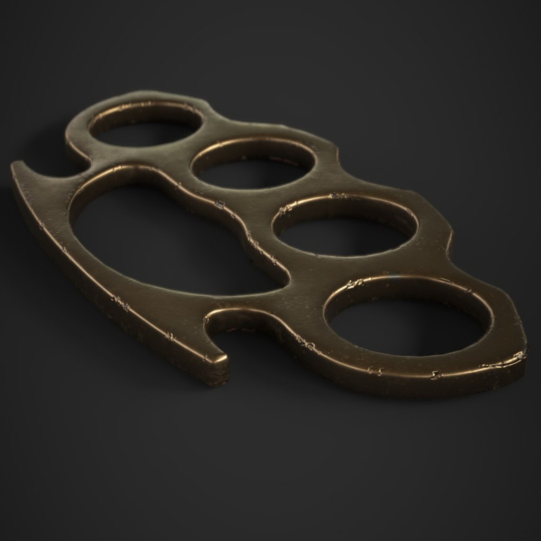 3D Pack 3 Brass Knuckles - TurboSquid 1291321