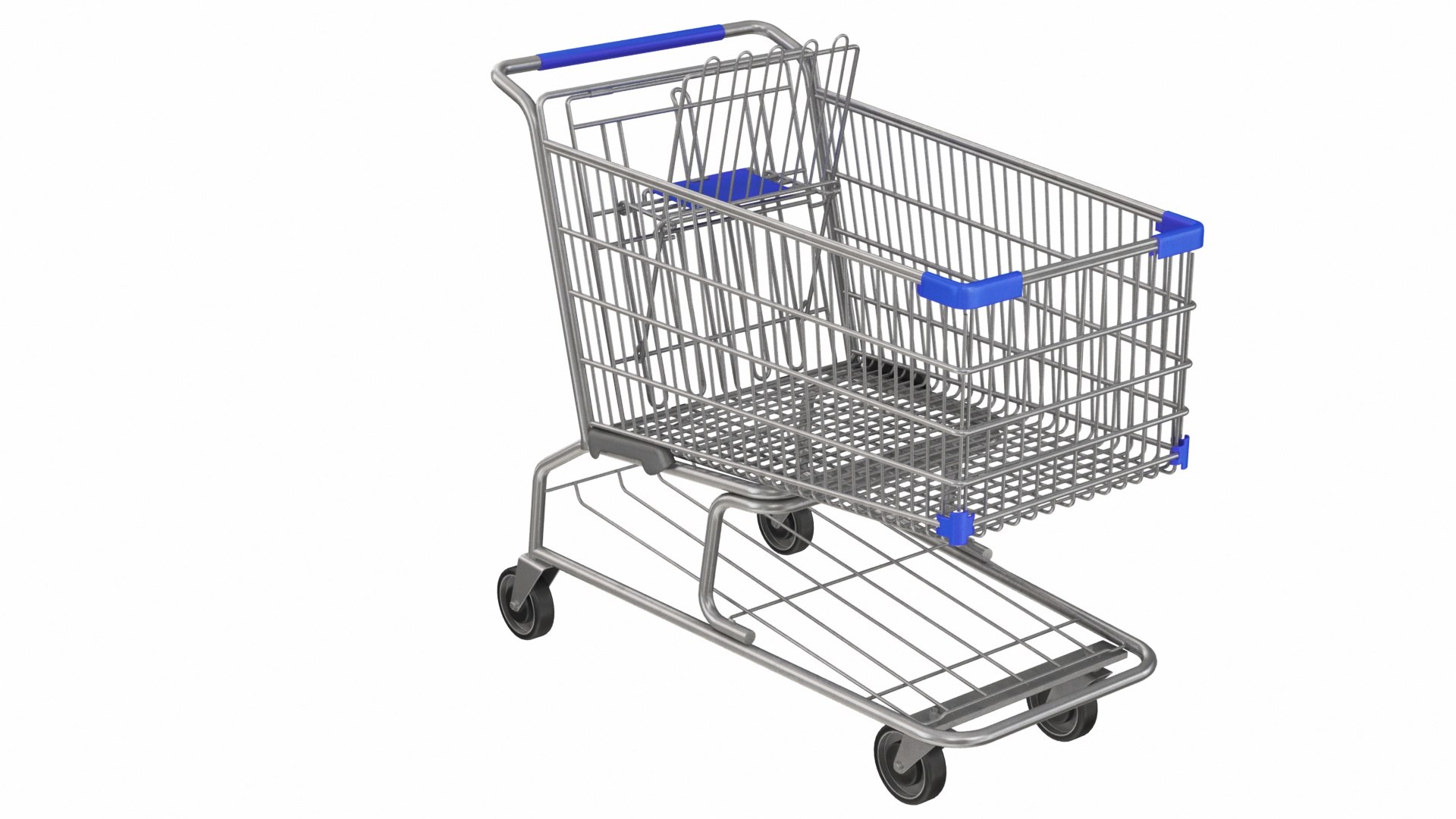 Supermarket Cart Collection 3 In 1 Model - TurboSquid 2421693
