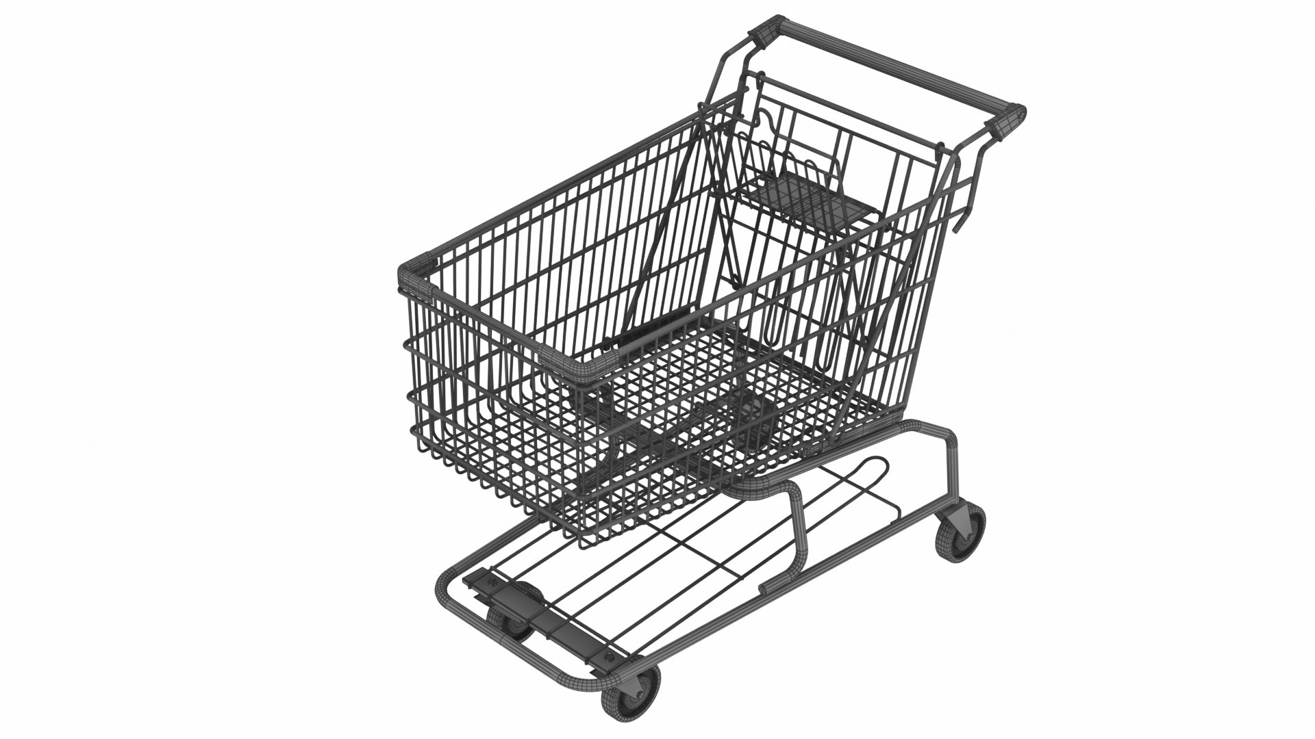 Supermarket Cart Collection 3 In 1 Model - TurboSquid 2421693