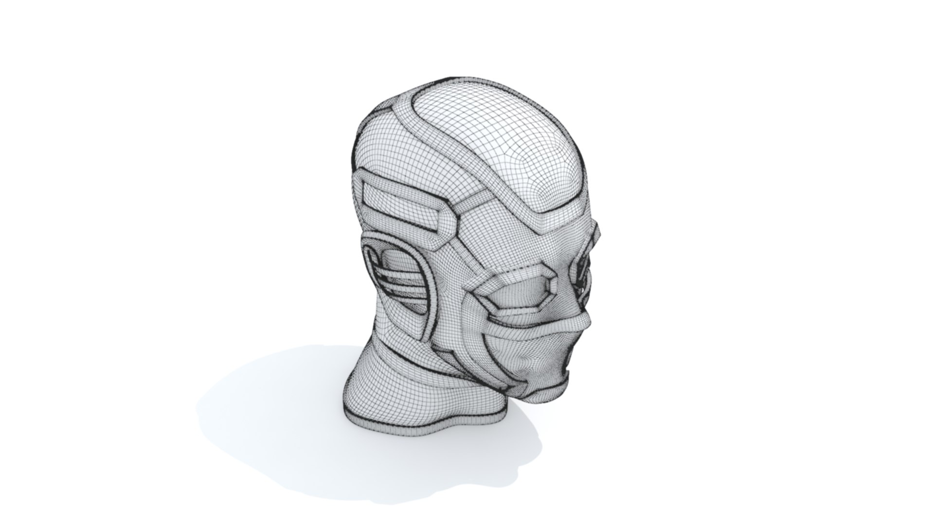 Robotic Character Head 3D Model - TurboSquid 1937809