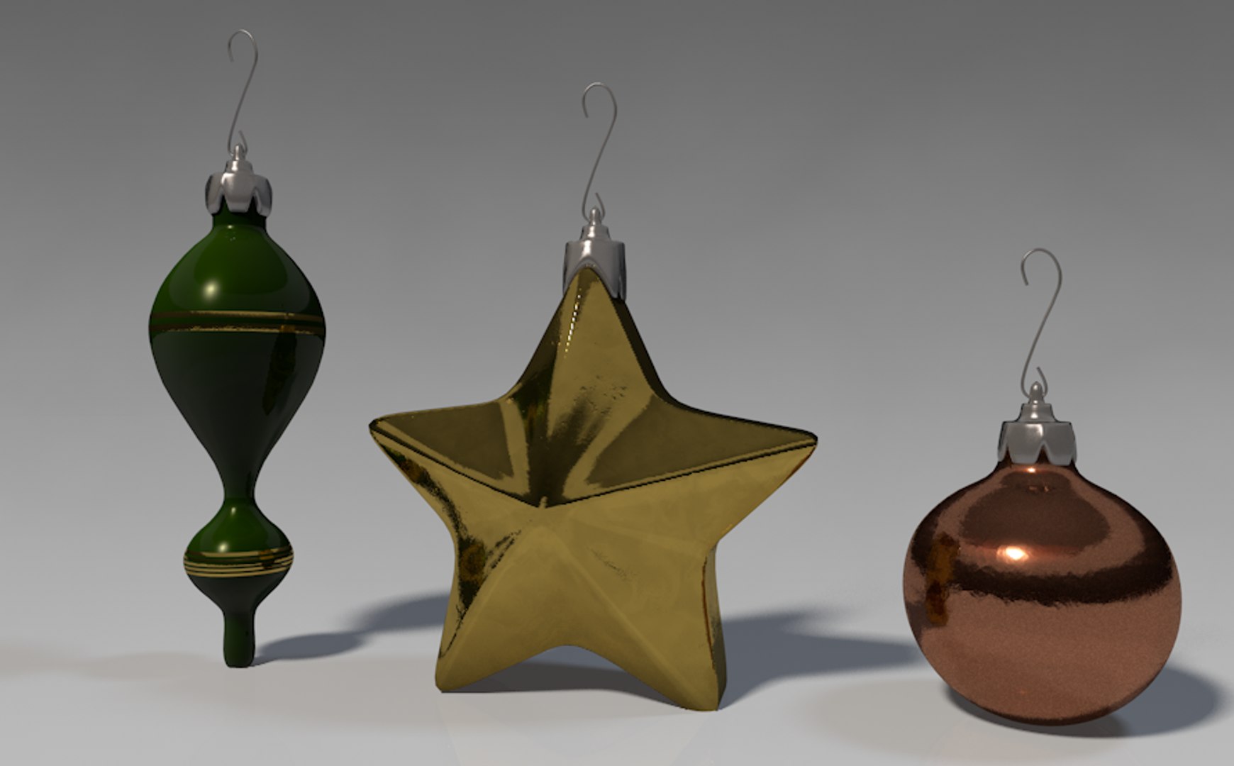 3d Ornaments Christmas Decoration