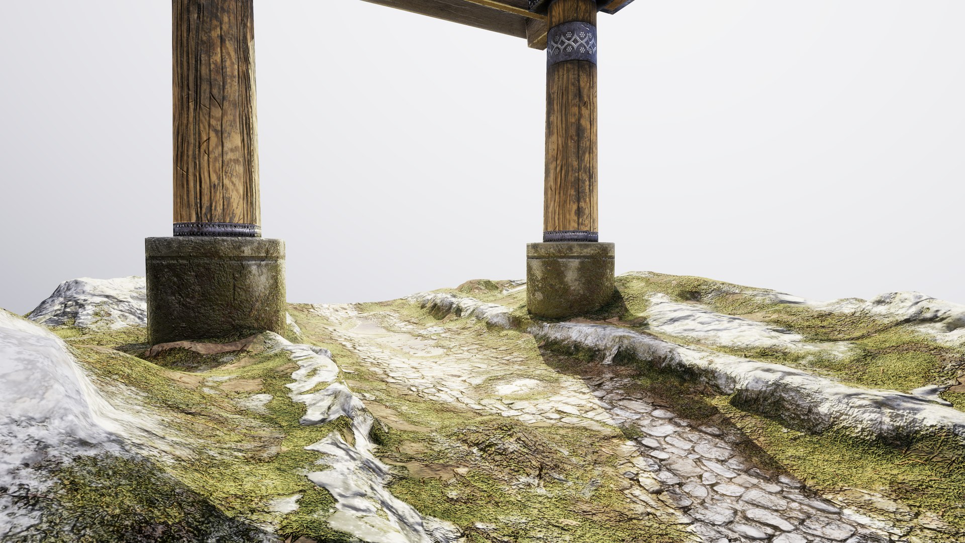 Tori Gate 3D Model - TurboSquid 1838002