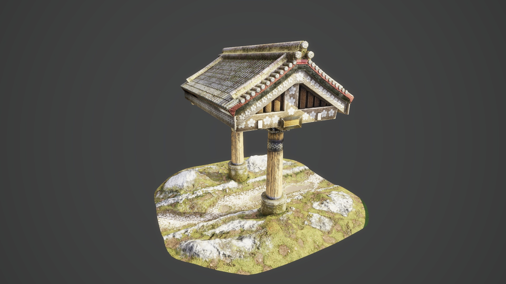 Tori Gate 3D Model - TurboSquid 1838002