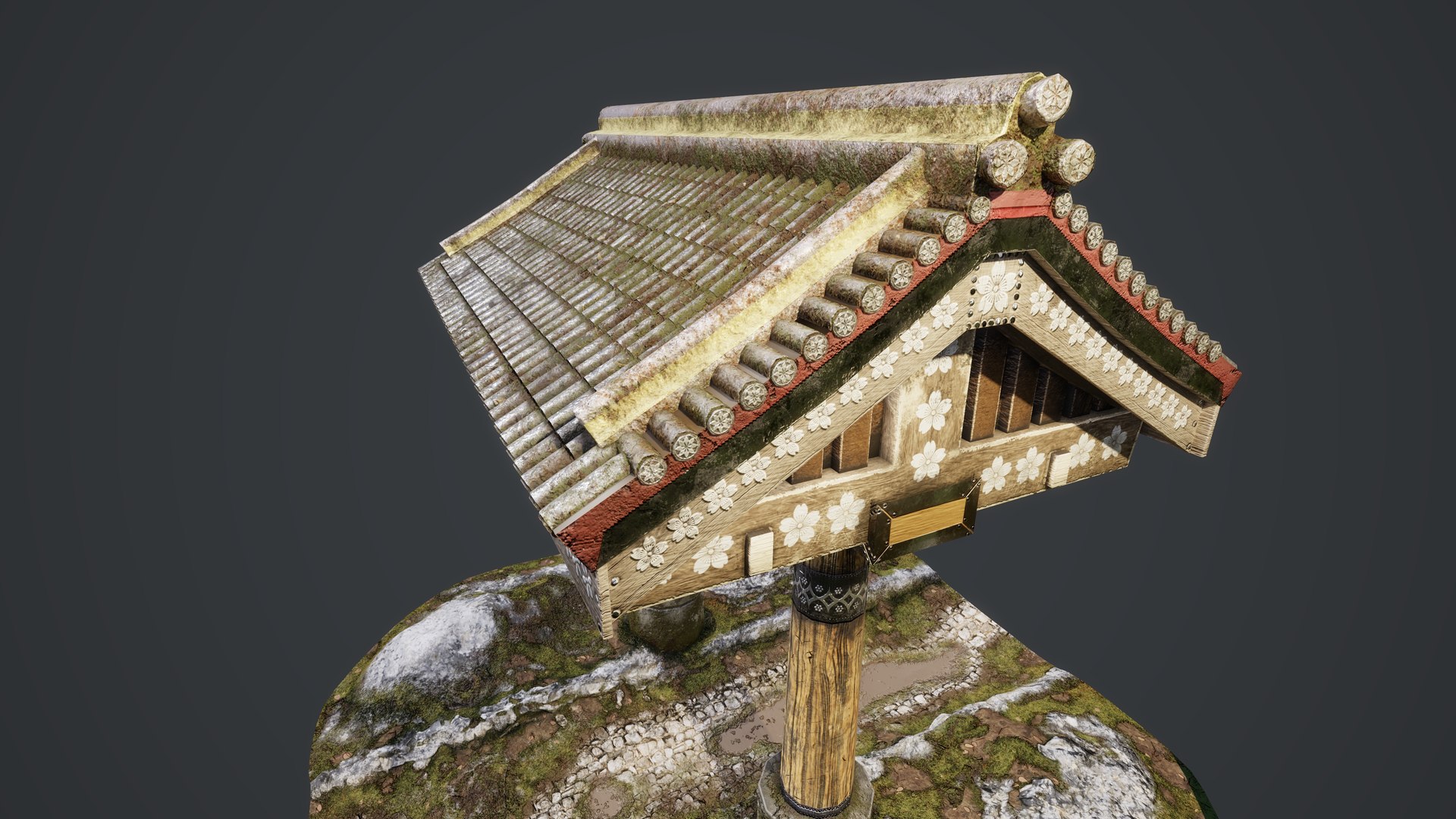 Tori Gate 3D Model - TurboSquid 1838002