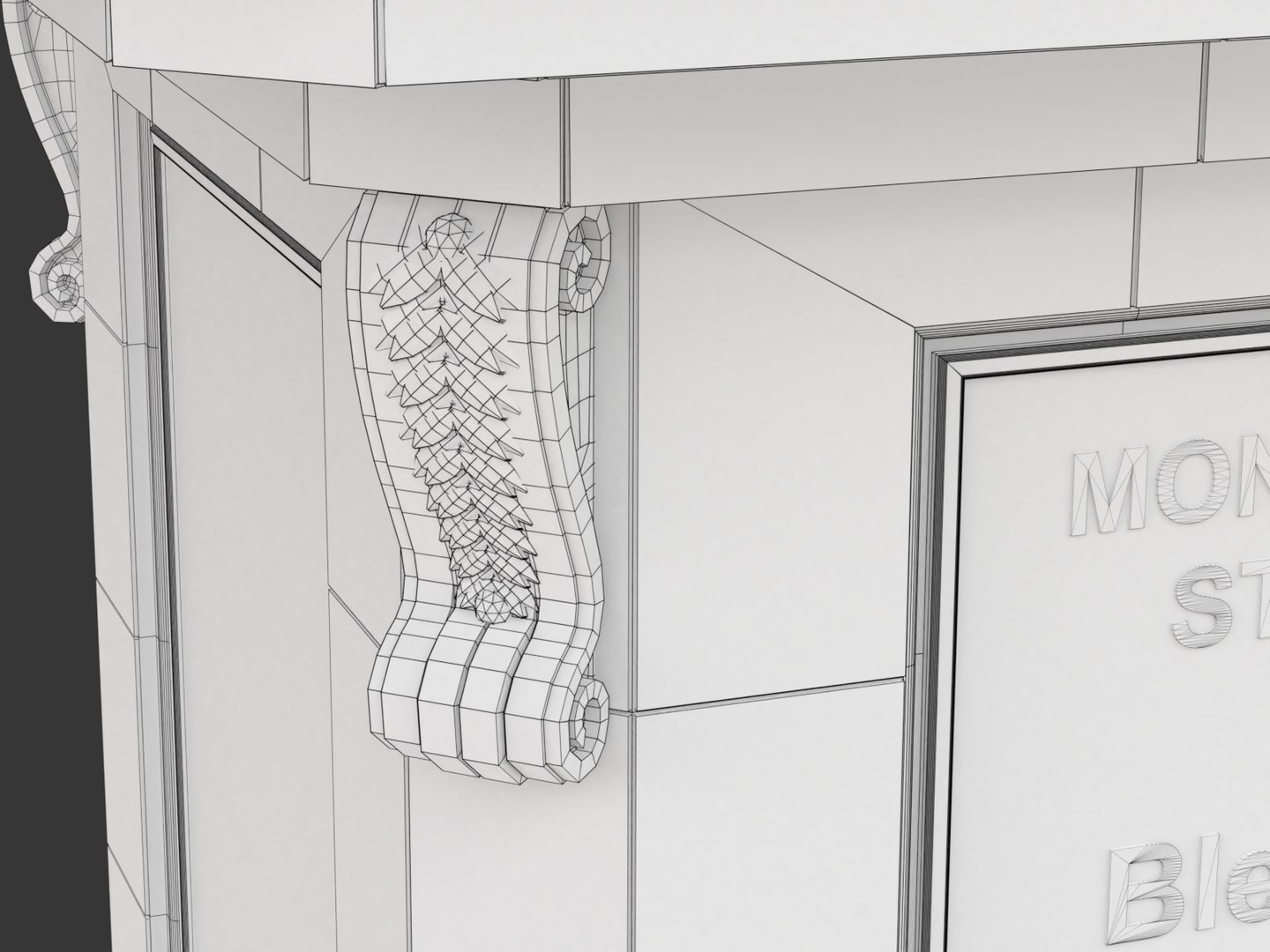 3D Monument Stand Model - TurboSquid 1760589