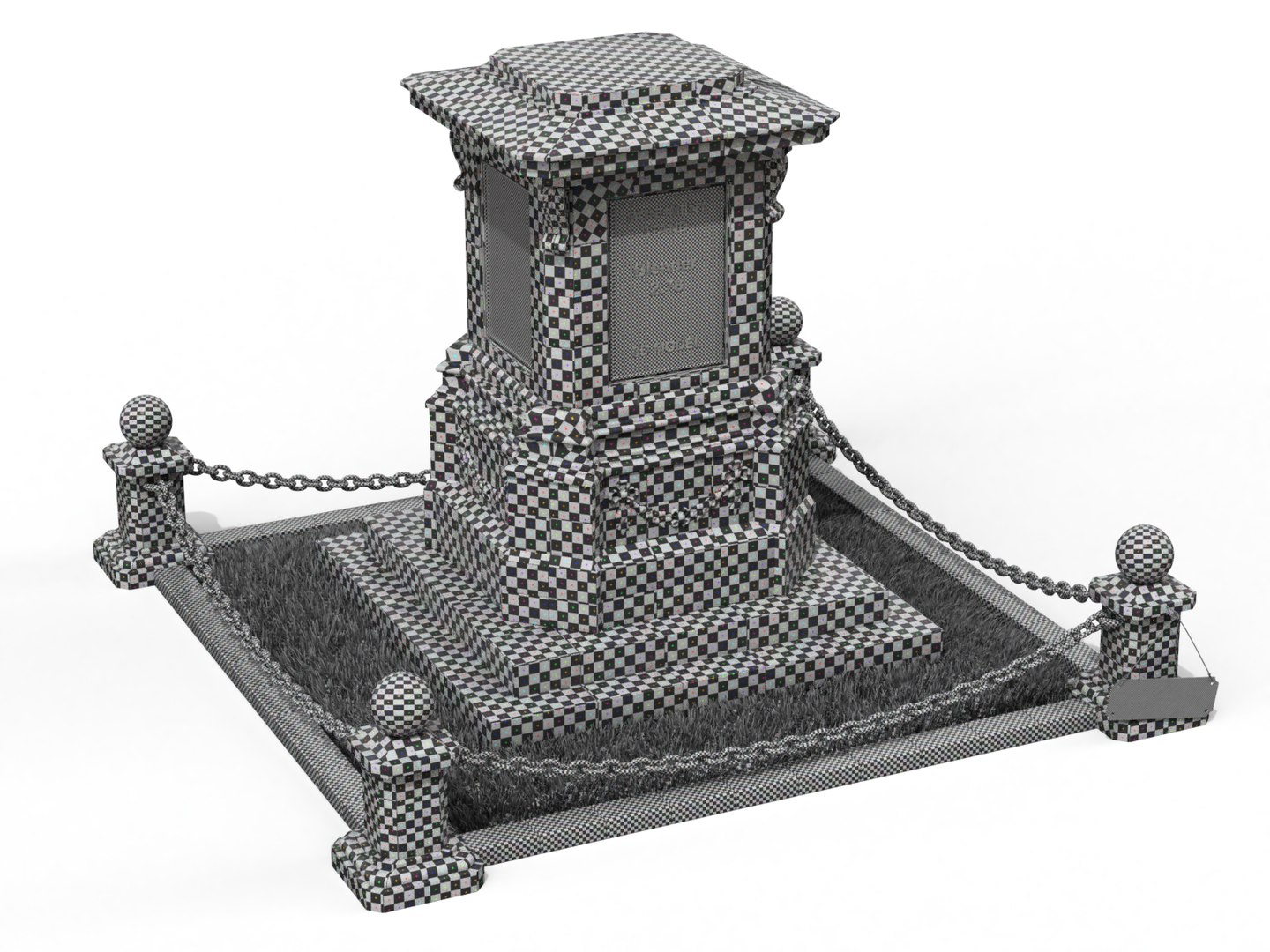 3D Monument Stand Model - TurboSquid 1760589