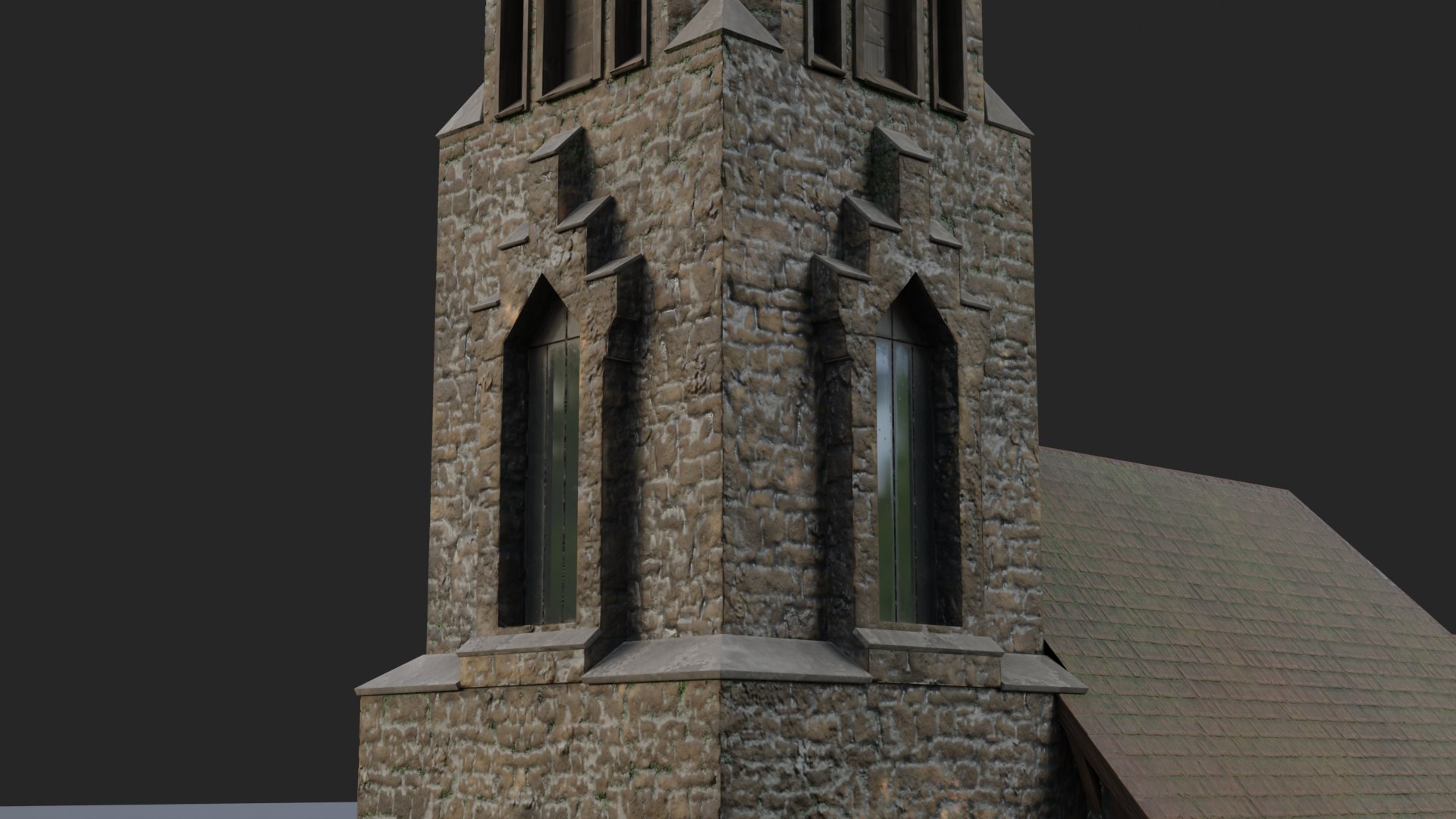 Old medieval church 3D - TurboSquid 1910944