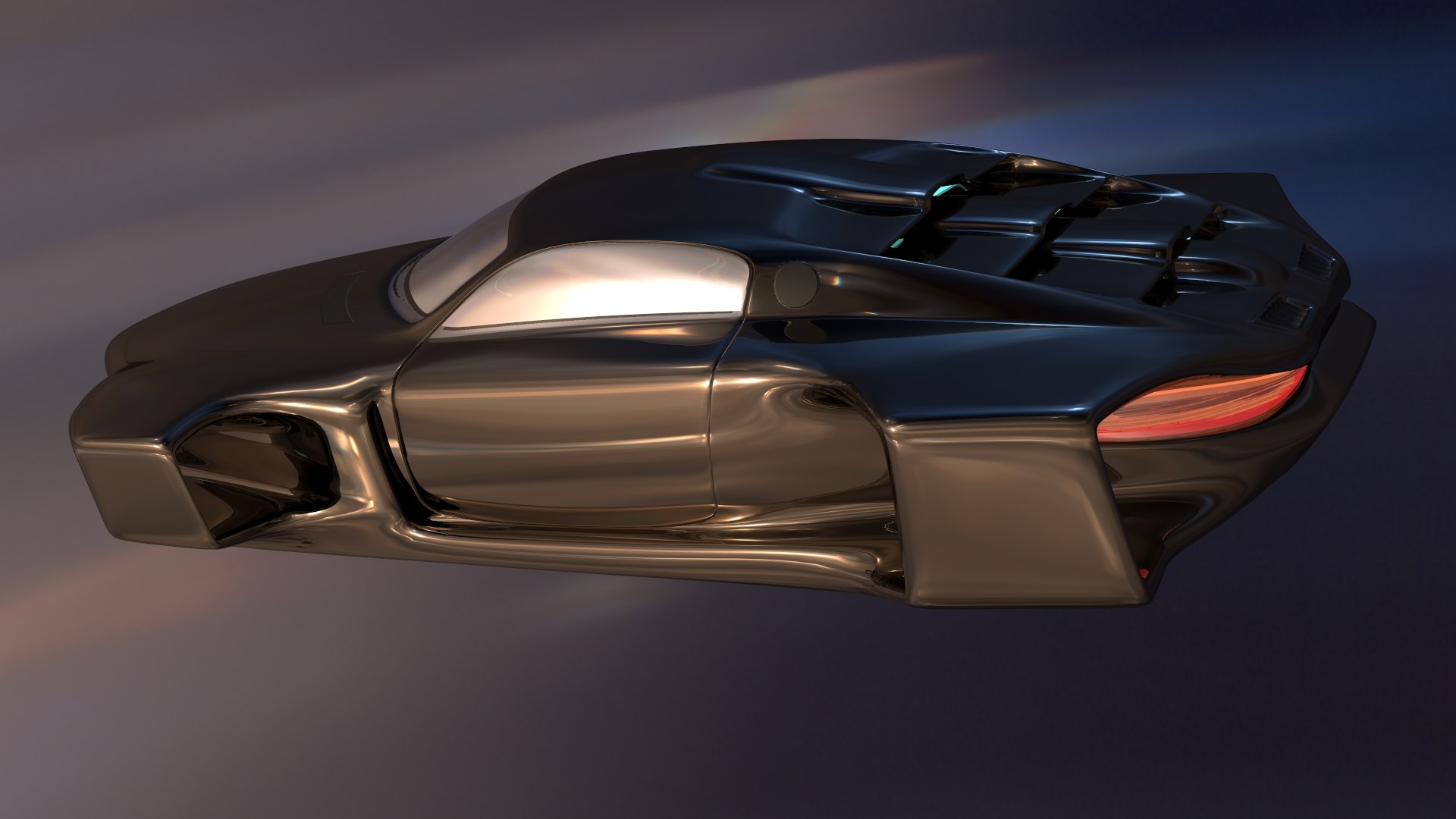 Futuristic car 3D model - TurboSquid 1357394